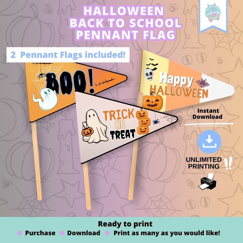 Halloween Pennant Flags - Payhip