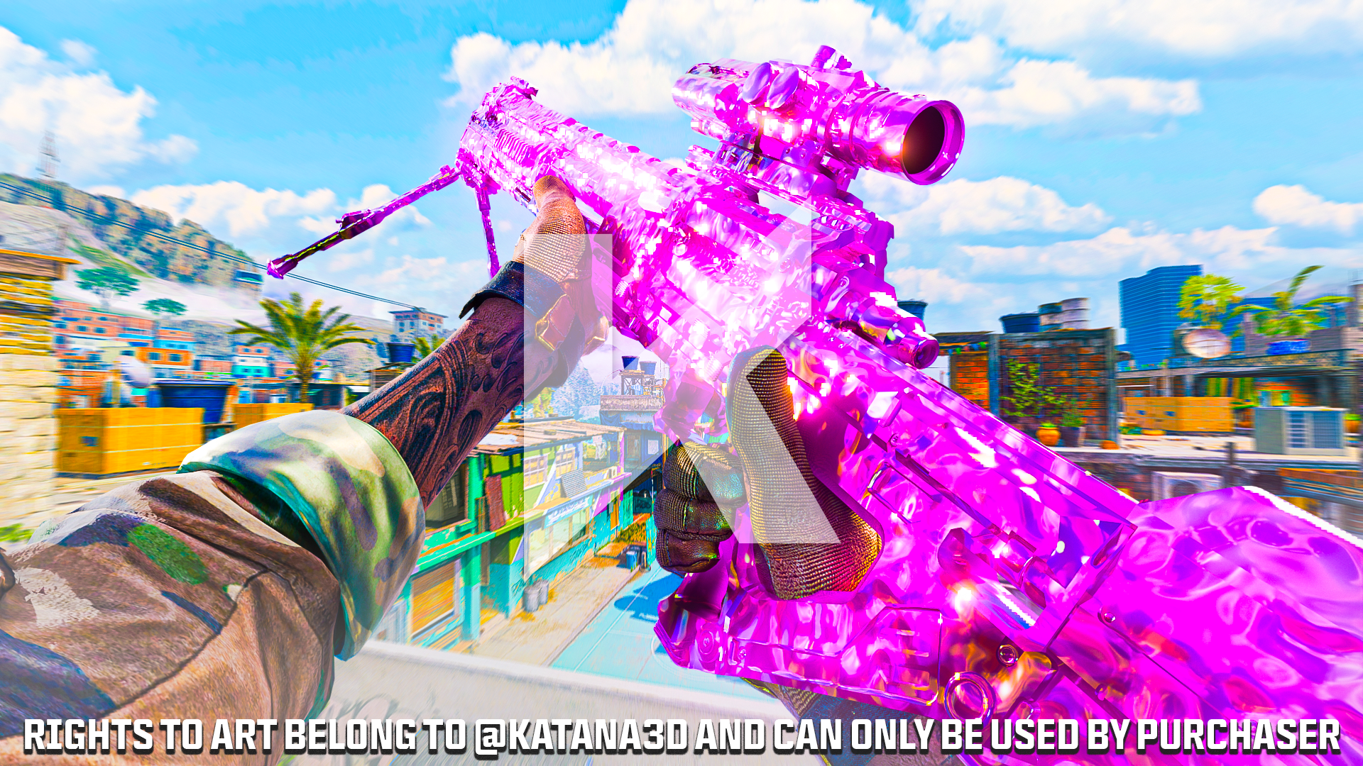 COD/Warzone Thumbnail - Pink MORS (Rebirth Multiplayer) - Payhip