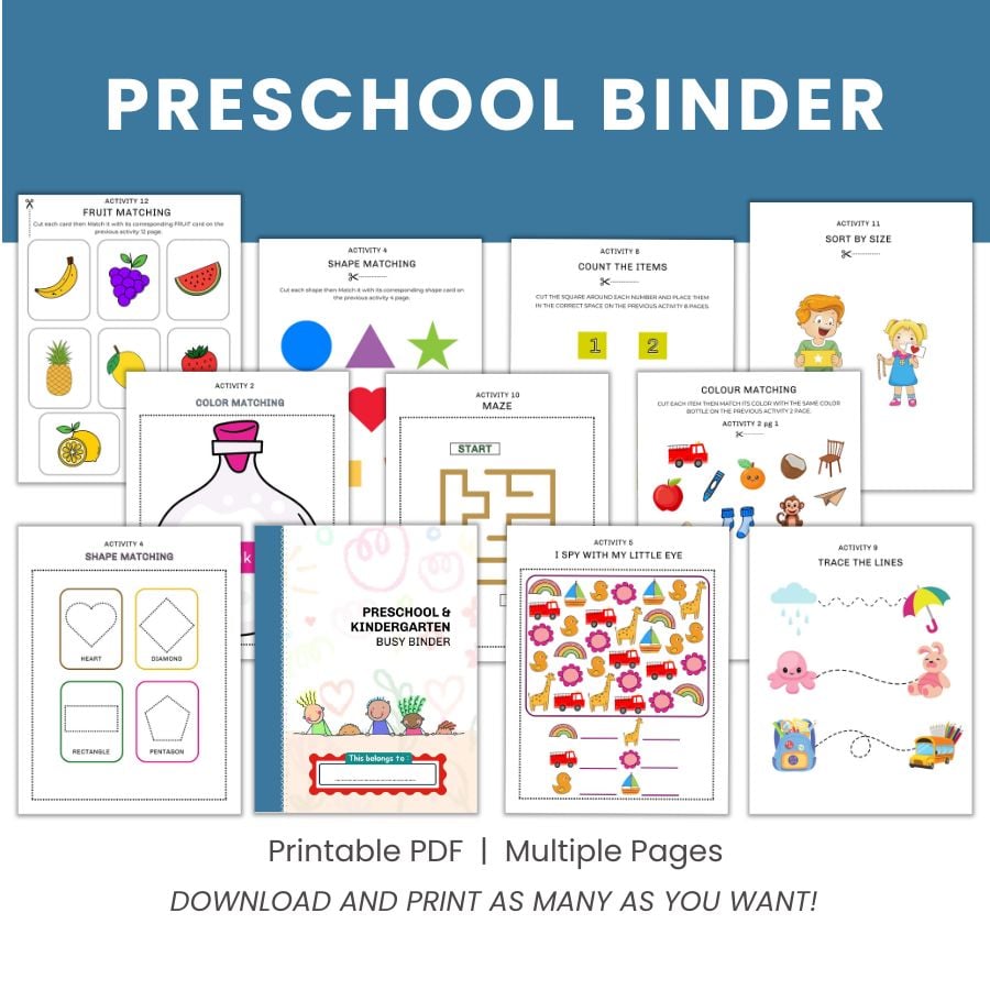 Preschool Busy Binder - Payhip