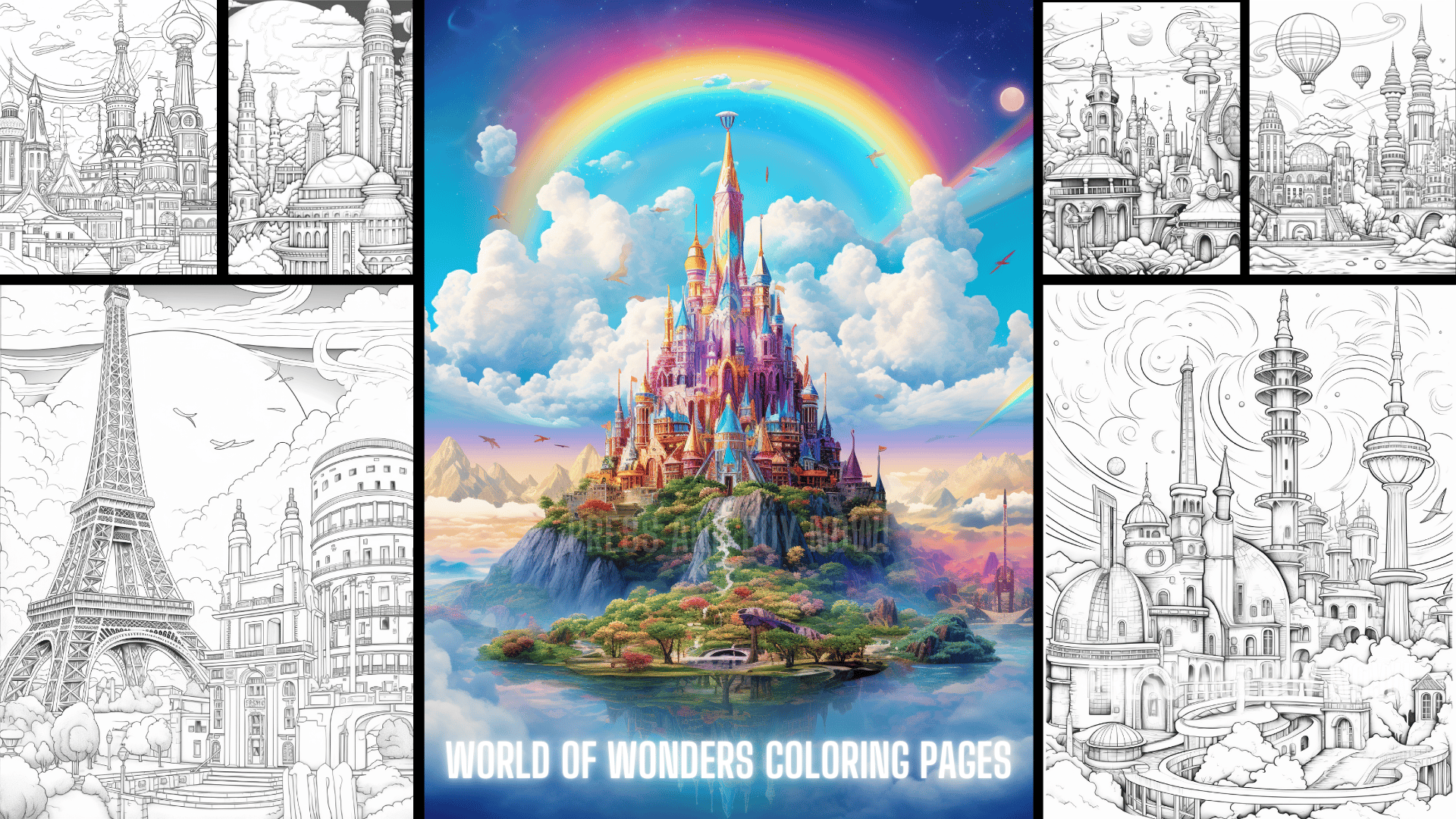 World of Wonders Coloring Pages - Payhip