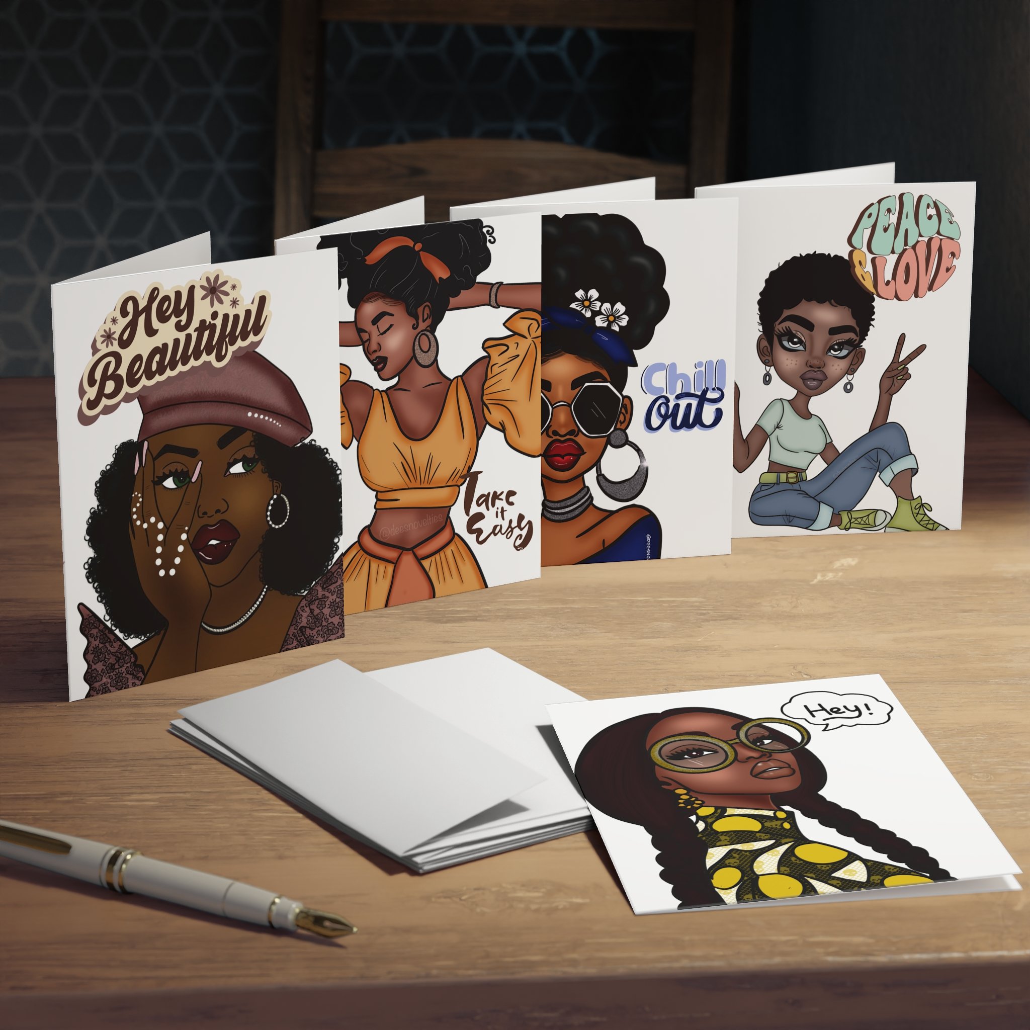 Friend Girl Card Collection - Payhip