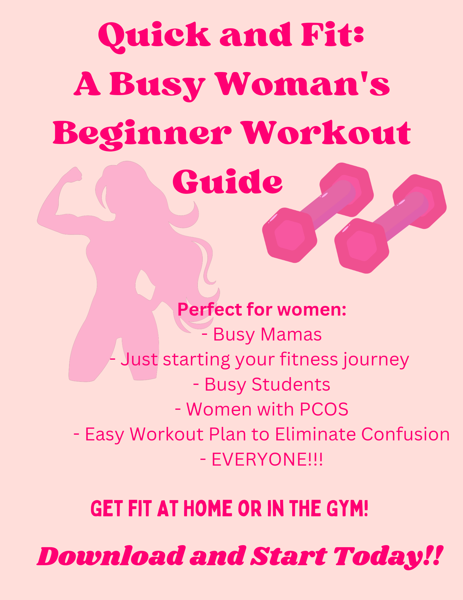 Quick and Fit: A Busy Woman's Beginner Workout Guide - Payhip