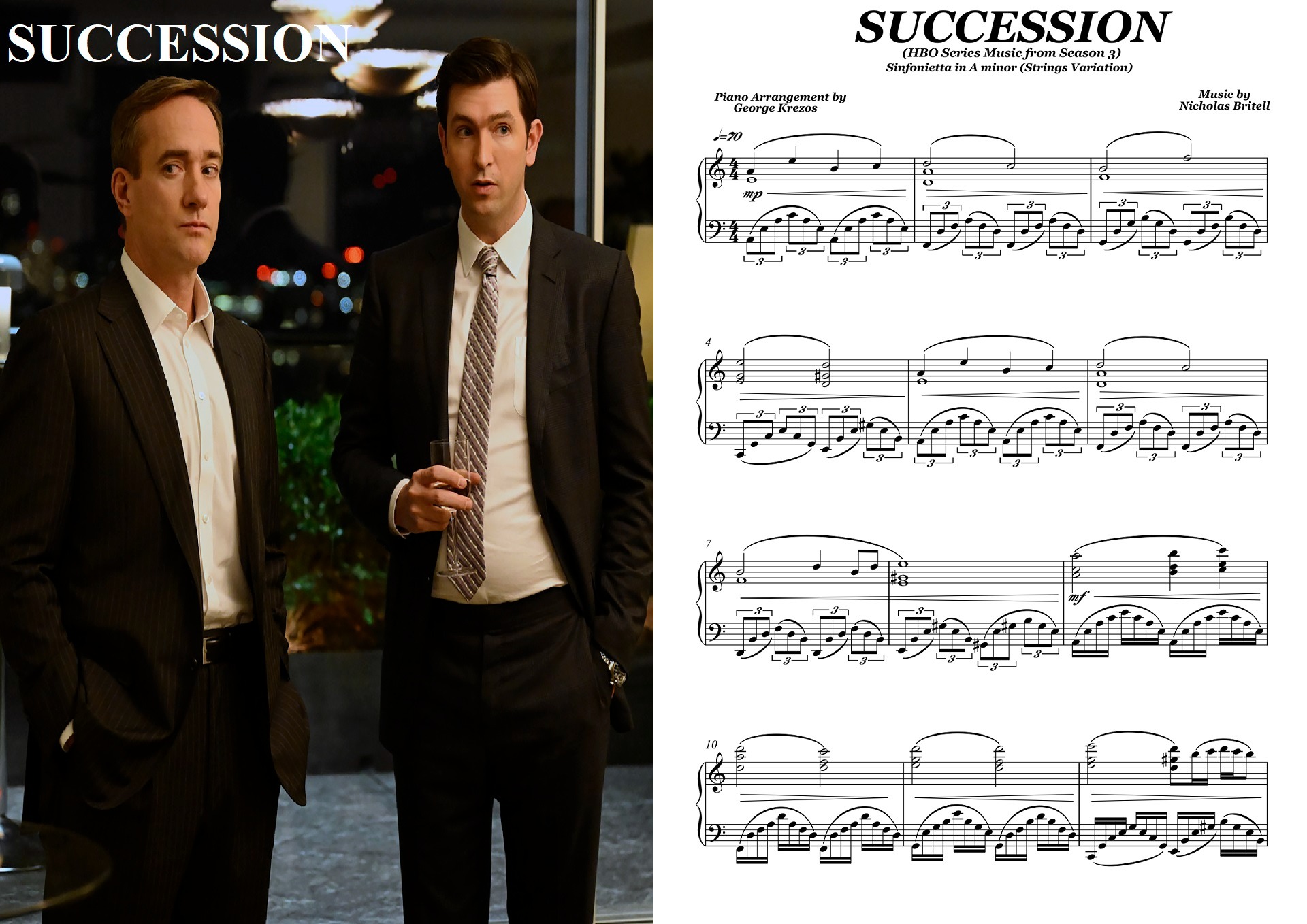 SUCCESSION (Music from Season 3) Sinfonietta in A minor - Nicholas ...