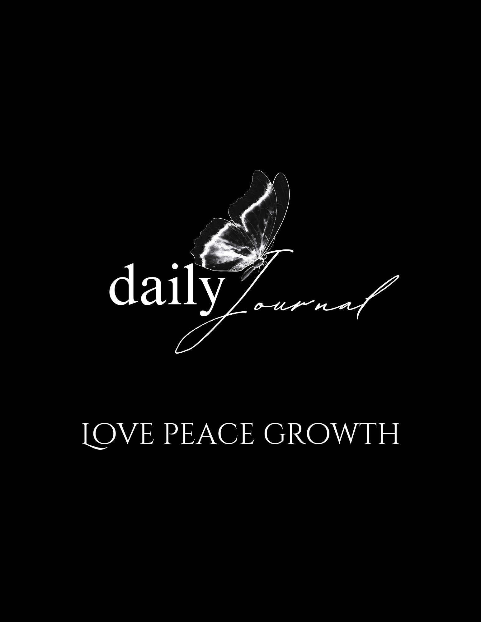 Daily Journal Love Peace Growth - Payhip