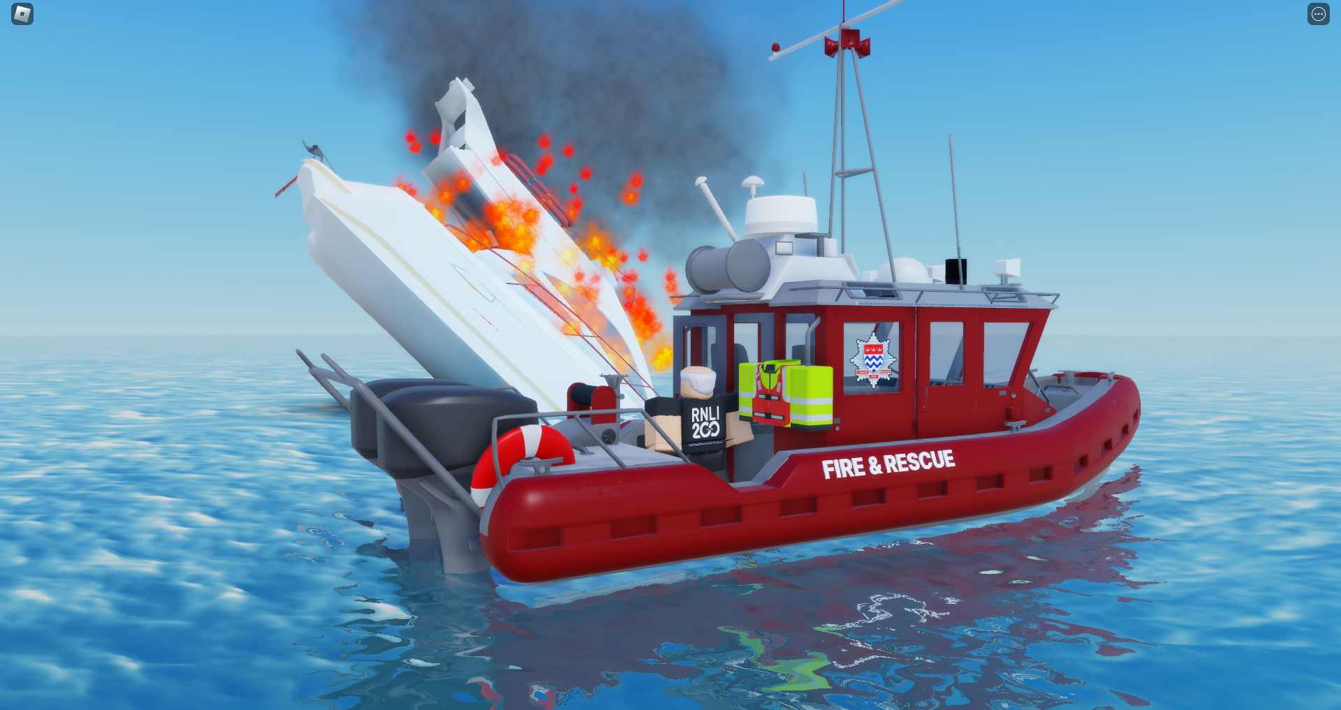 SCRIPTED - Fire Service Boat - Payhip