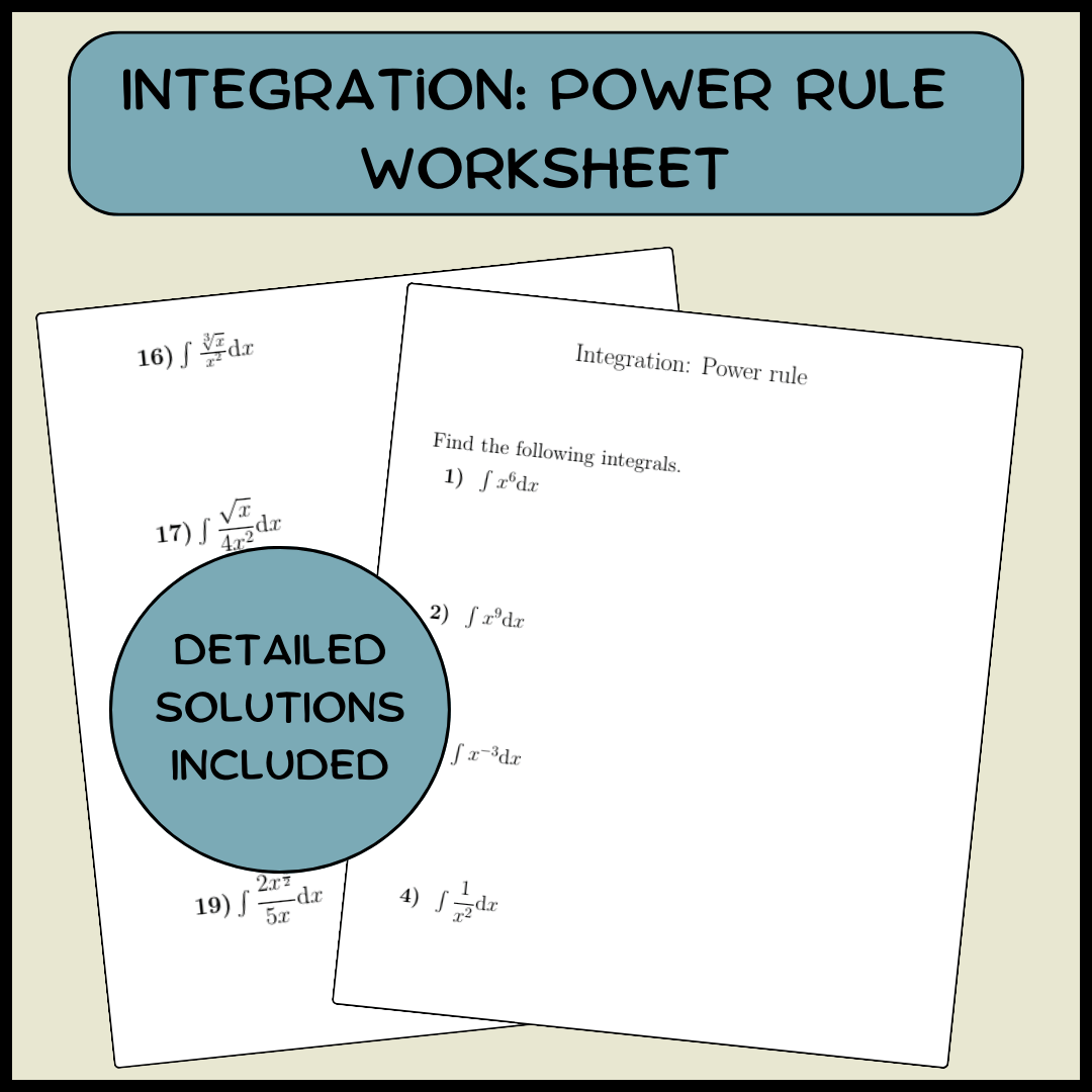 Differentiation-Chain Rule worksheet (with solutions)