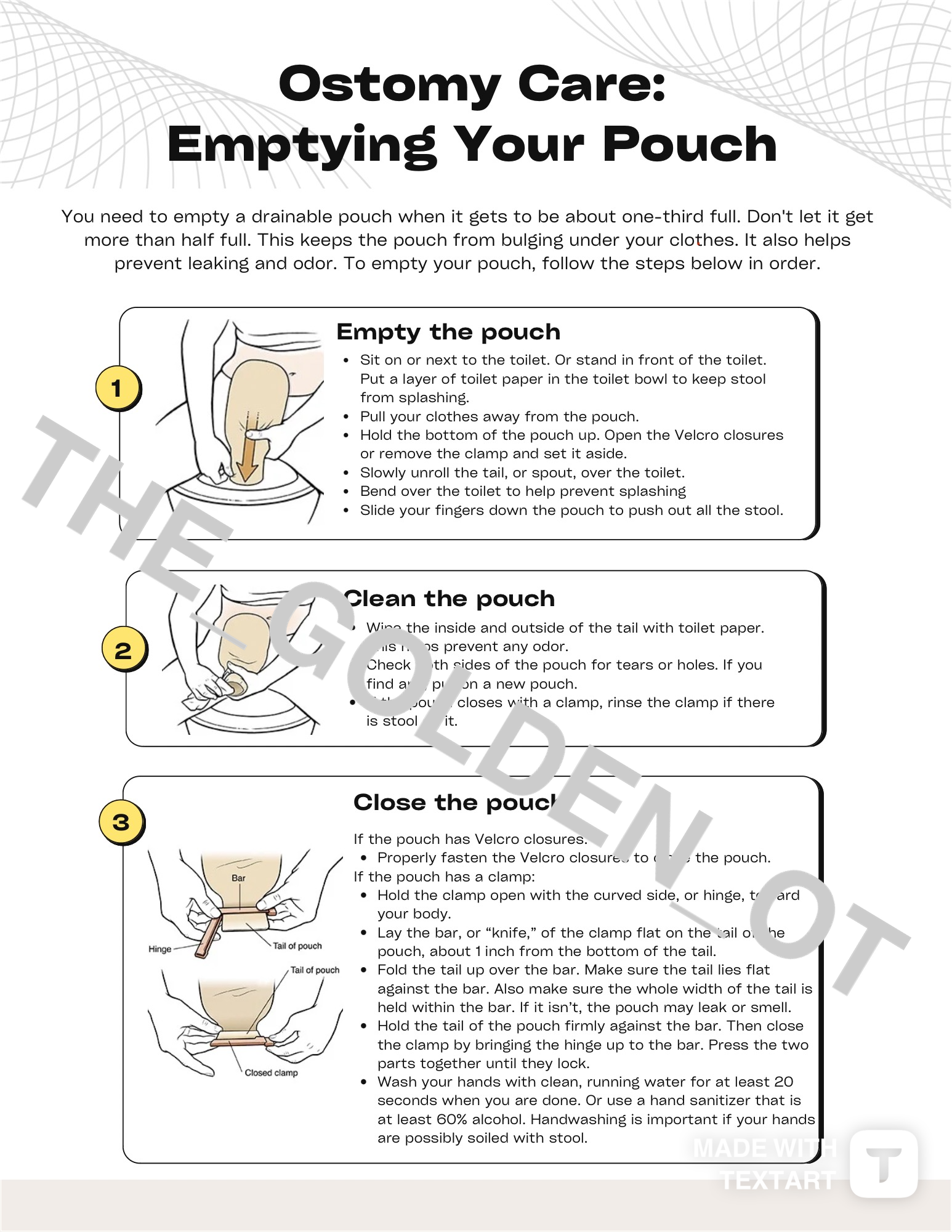 Ostomy Care: Emptying Your Pouch - Payhip