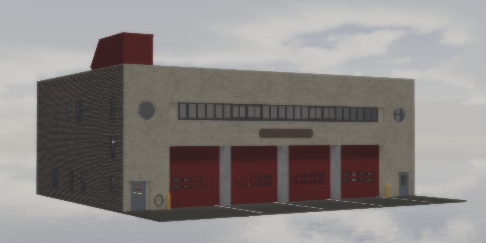 Baltimore Inspired Two Story Fire Station - Payhip