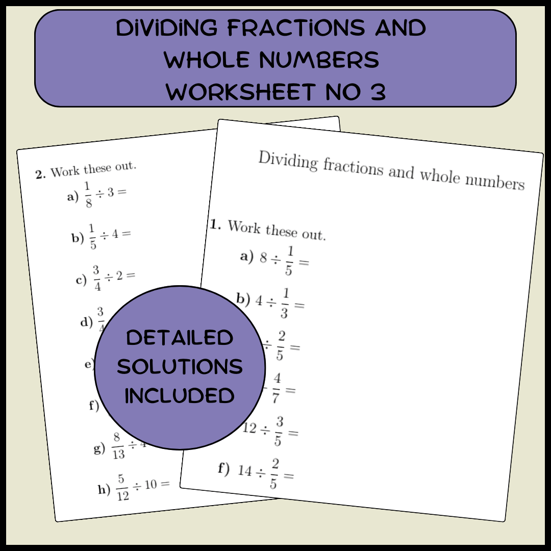 Subtracting mixed numbers with borrowing worksheet (with solutions)