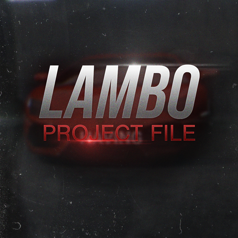 Lambo Project File [3D renders AEP Assets] - Payhip
