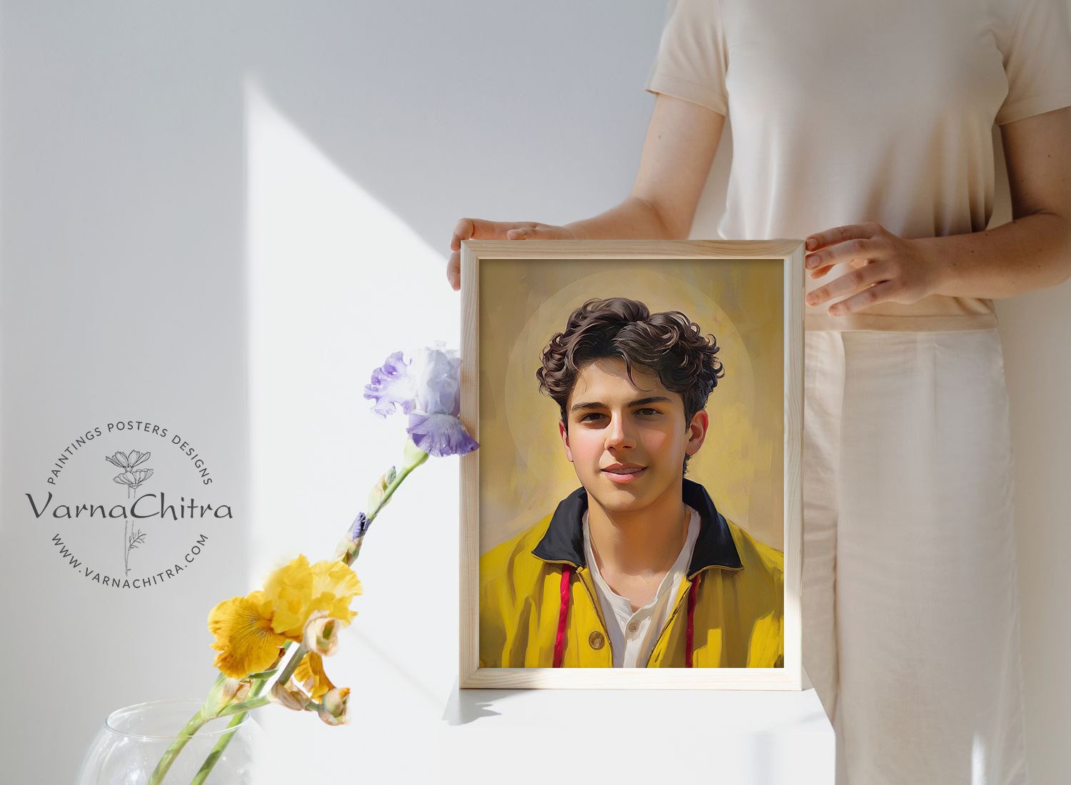 Saint Carlo Acutis (Ver. 7), First Millennial Saint, Semi Impasto Oil ...