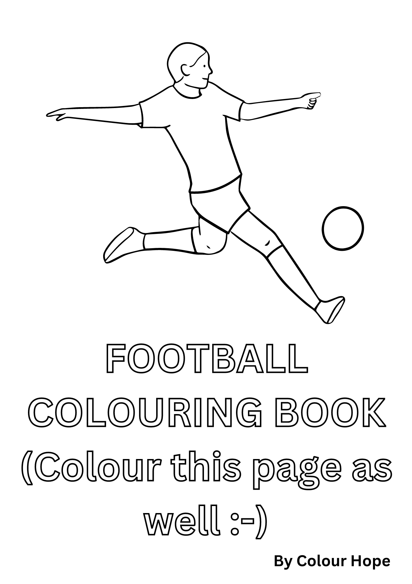 Football Colouring Pages - ColourHope