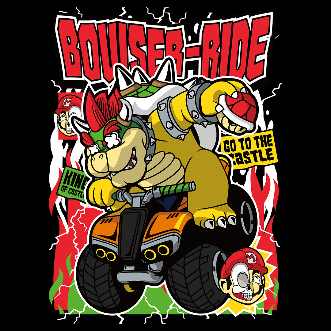 DESIGN VECTOR CHIBI BOWSER RIDE - Payhip