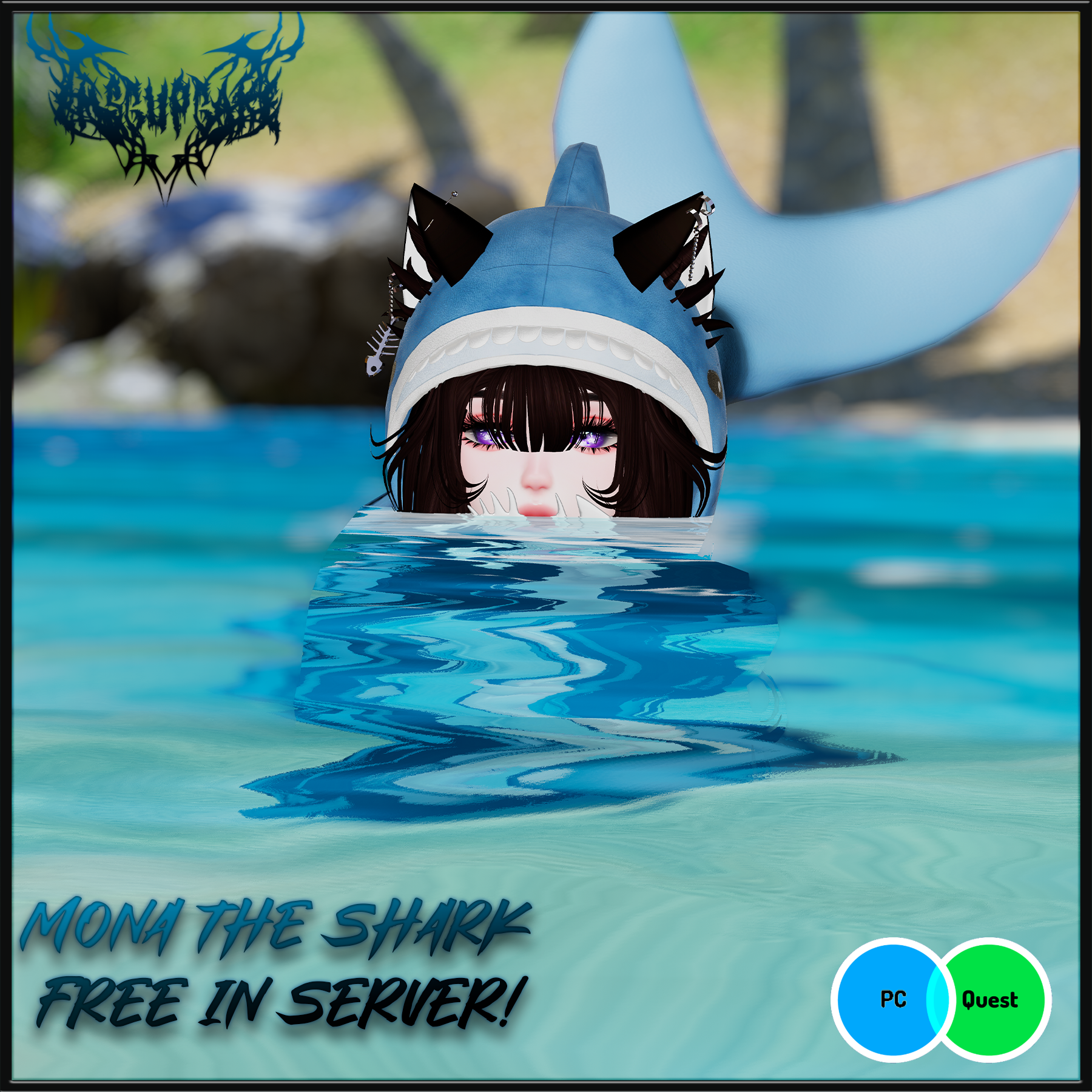 MONA THE SHARK FREE IN SERVER (NSFW VERSION AVAILABLE))