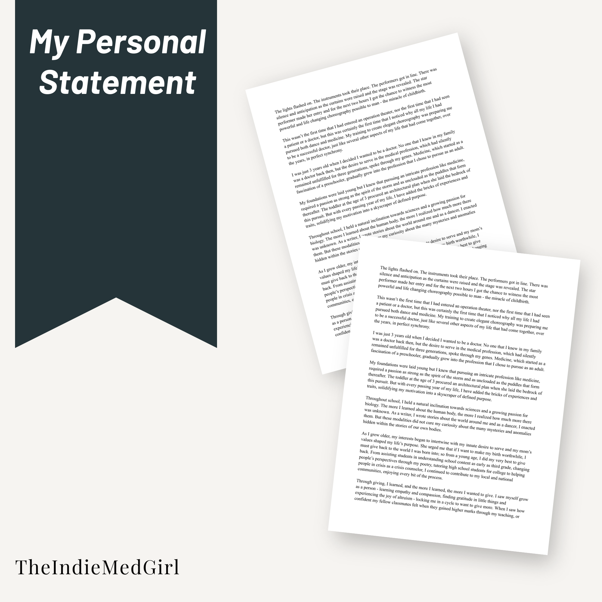 My Personal Statement - Payhip
