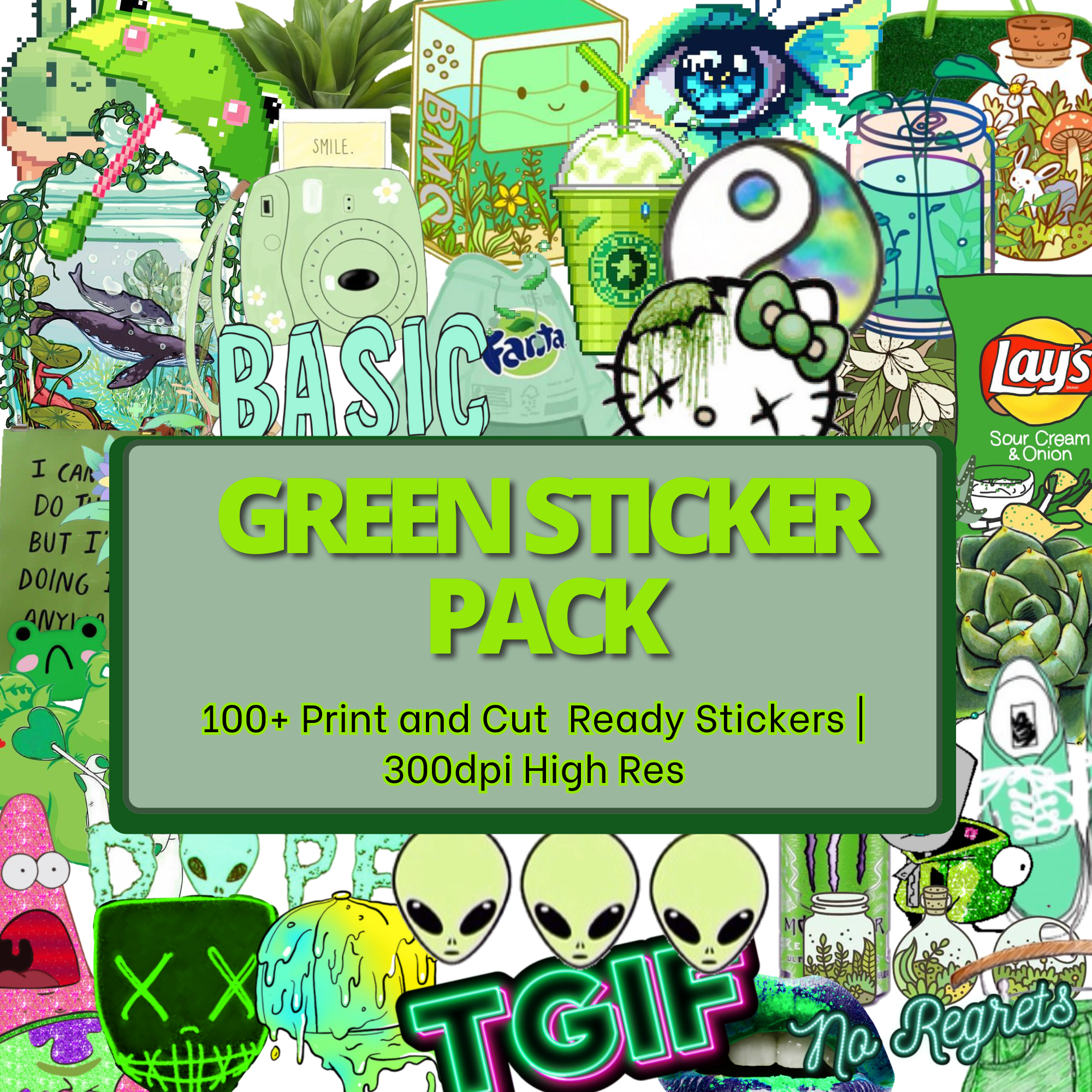 Green Sticker Pack - Payhip
