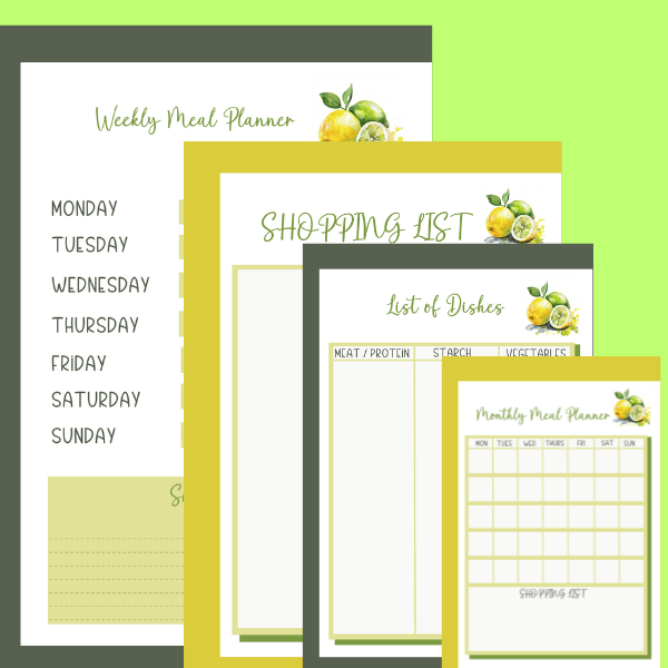Printable Meal Planning Kit - Payhip