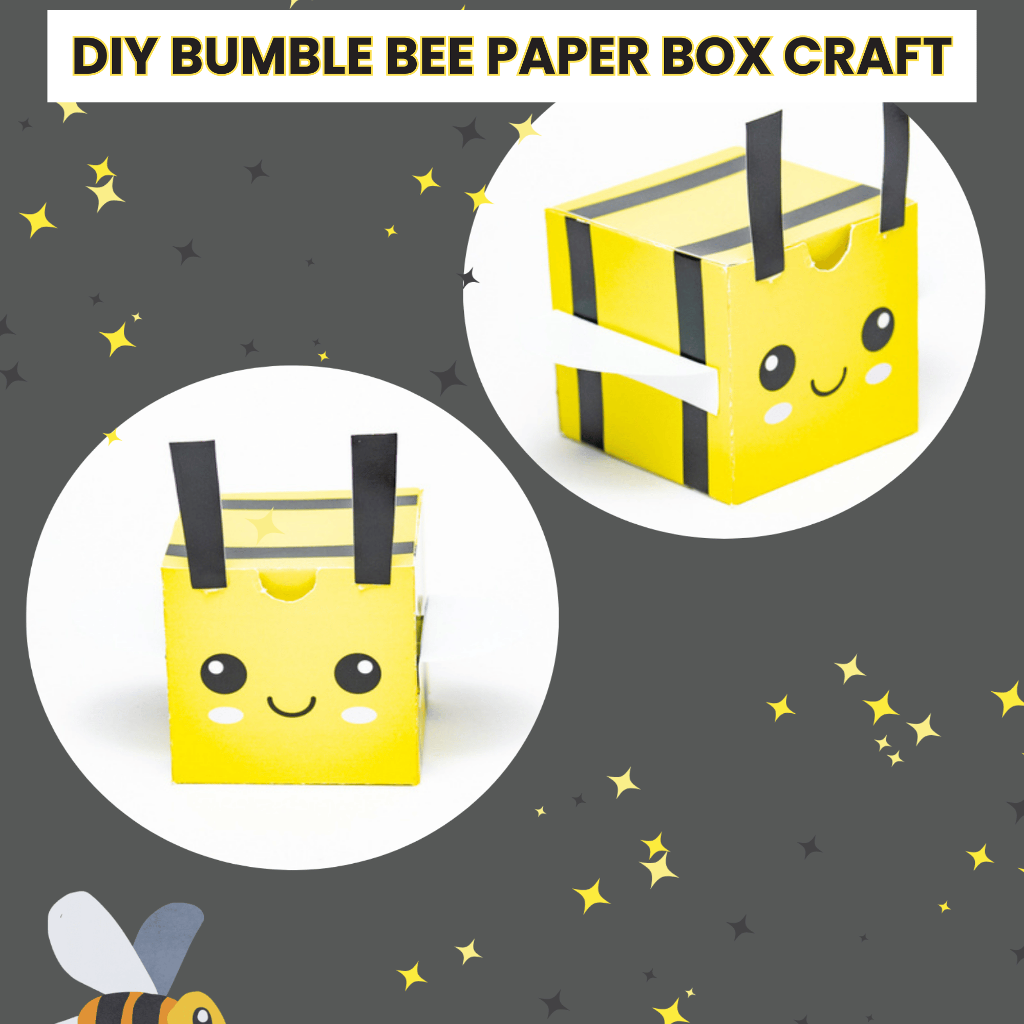 3d Paper Crafts Bumble Bee Box - Payhip