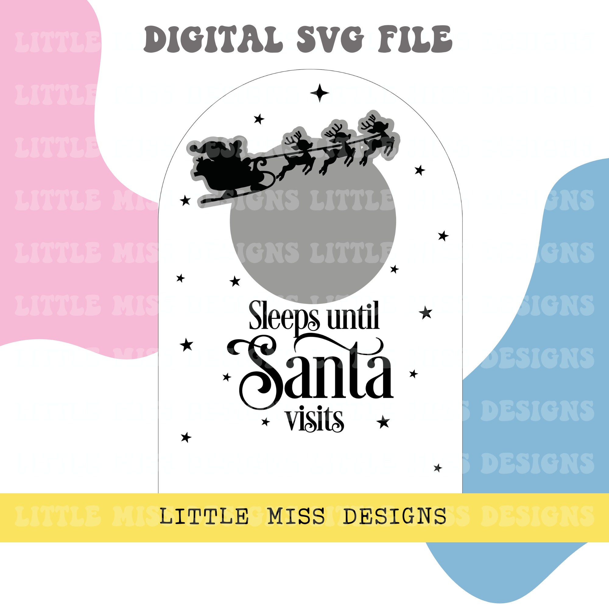 ARCG SLEEPS UNTIL SANTA SVG CUTTING FILE - Payhip