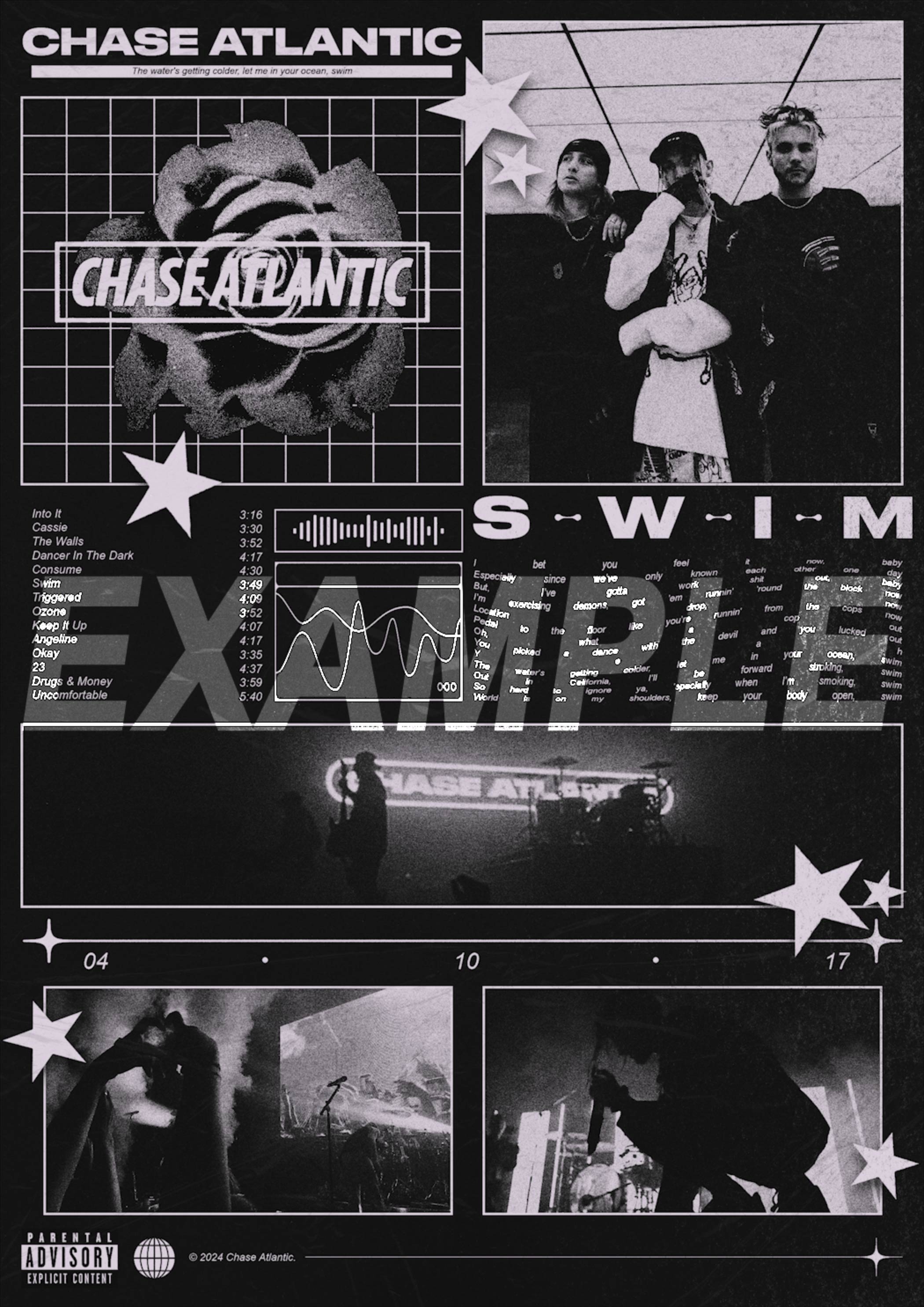 Chase Atlantic 2017 Album poster - Payhip