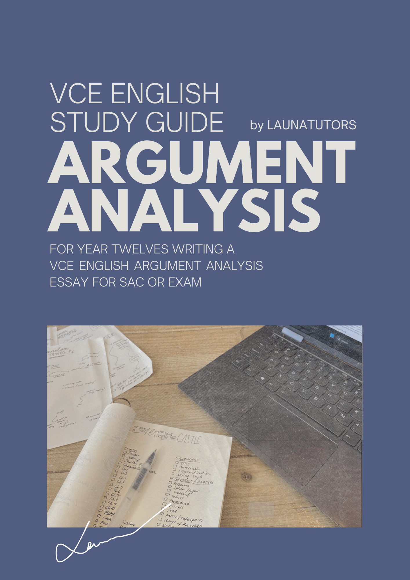Argument Analysis VCE English Study Guide 2025 Edition