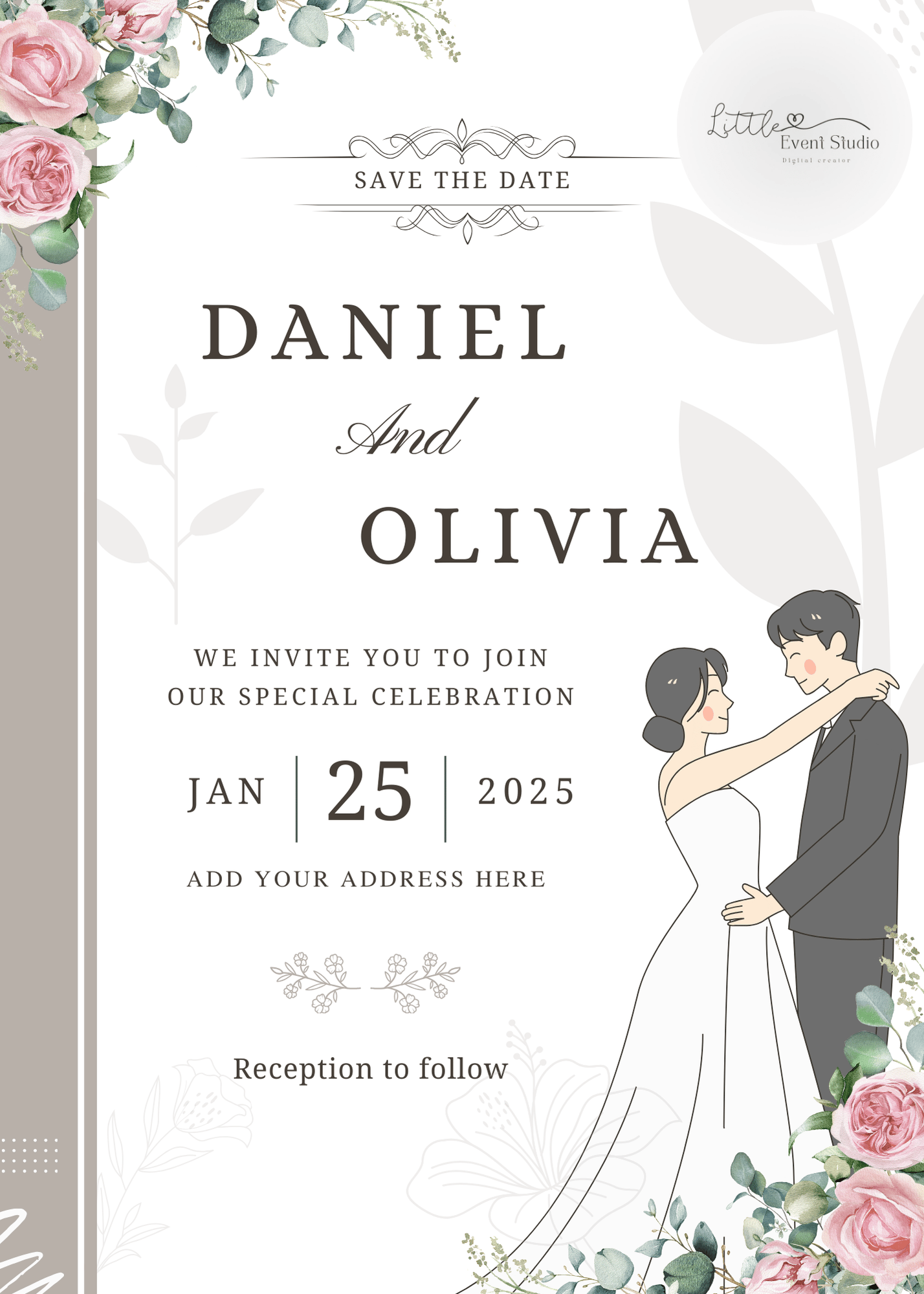 Contoh Invitation Wedding
