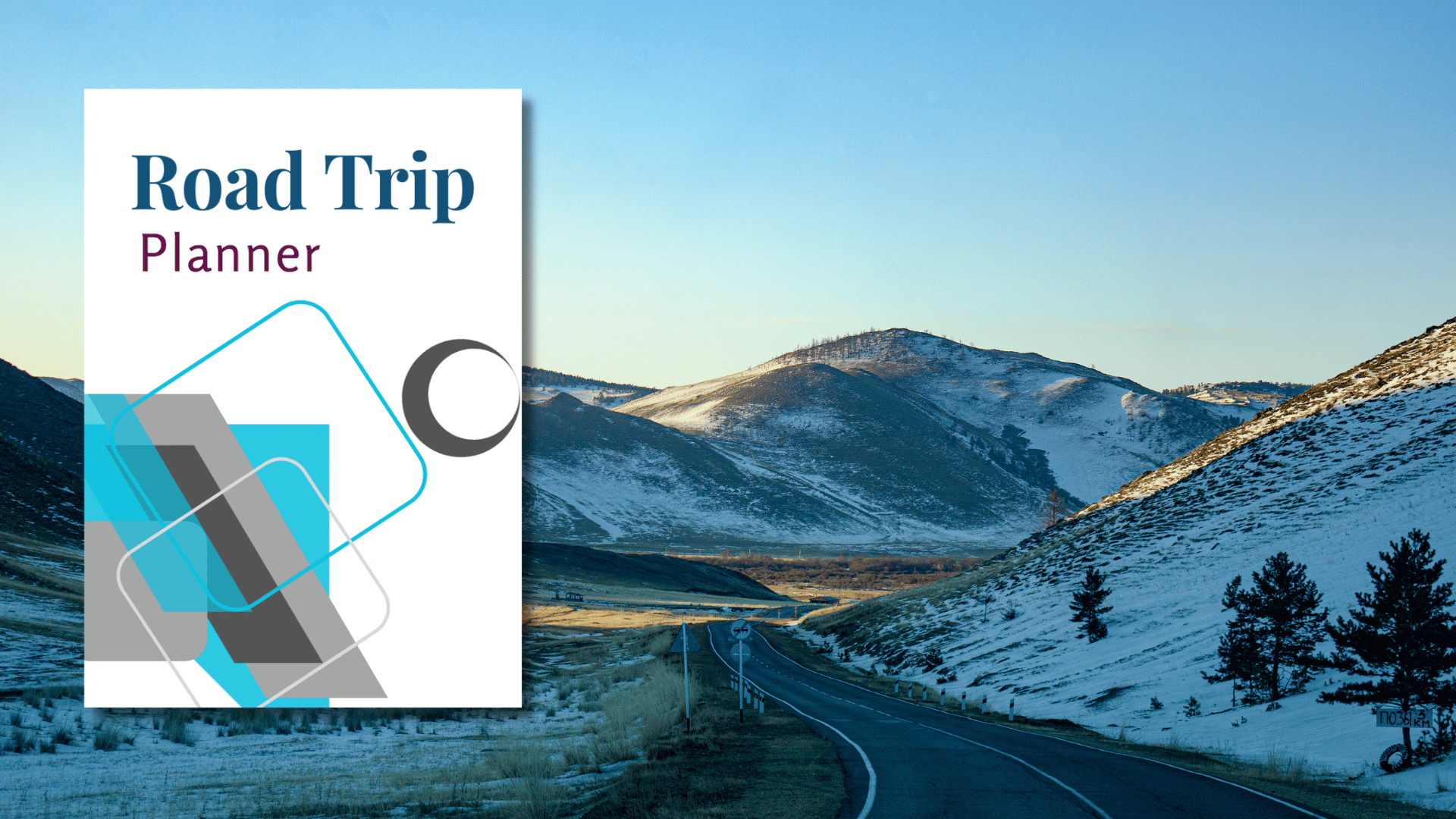 Printable Road Trip Planner, Itinerary and Checklist