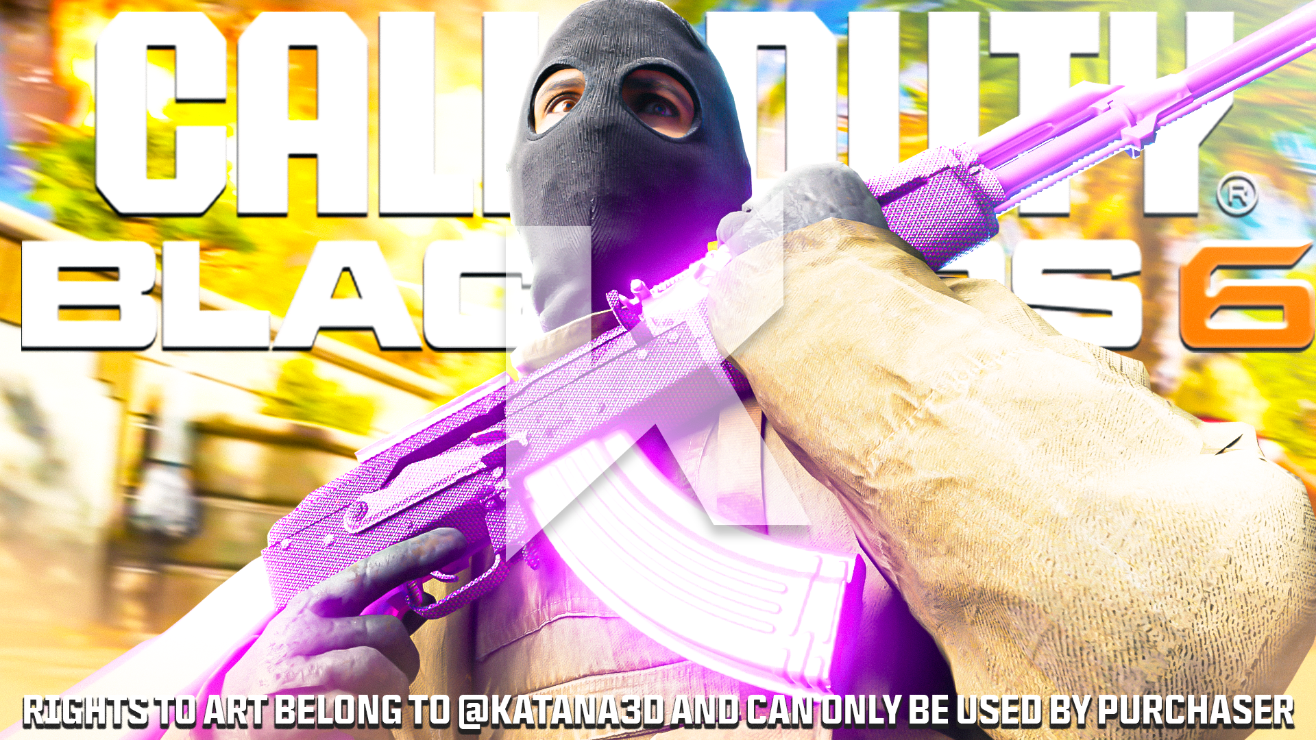 COD/BO6 Thumbnail - BO6 AK47 (Text NO Text) - Payhip
