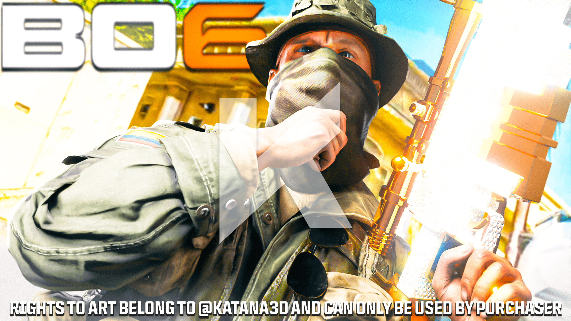 COD/BO6 Thumbnail - BO6 AK47 (Text NO Text) - Payhip