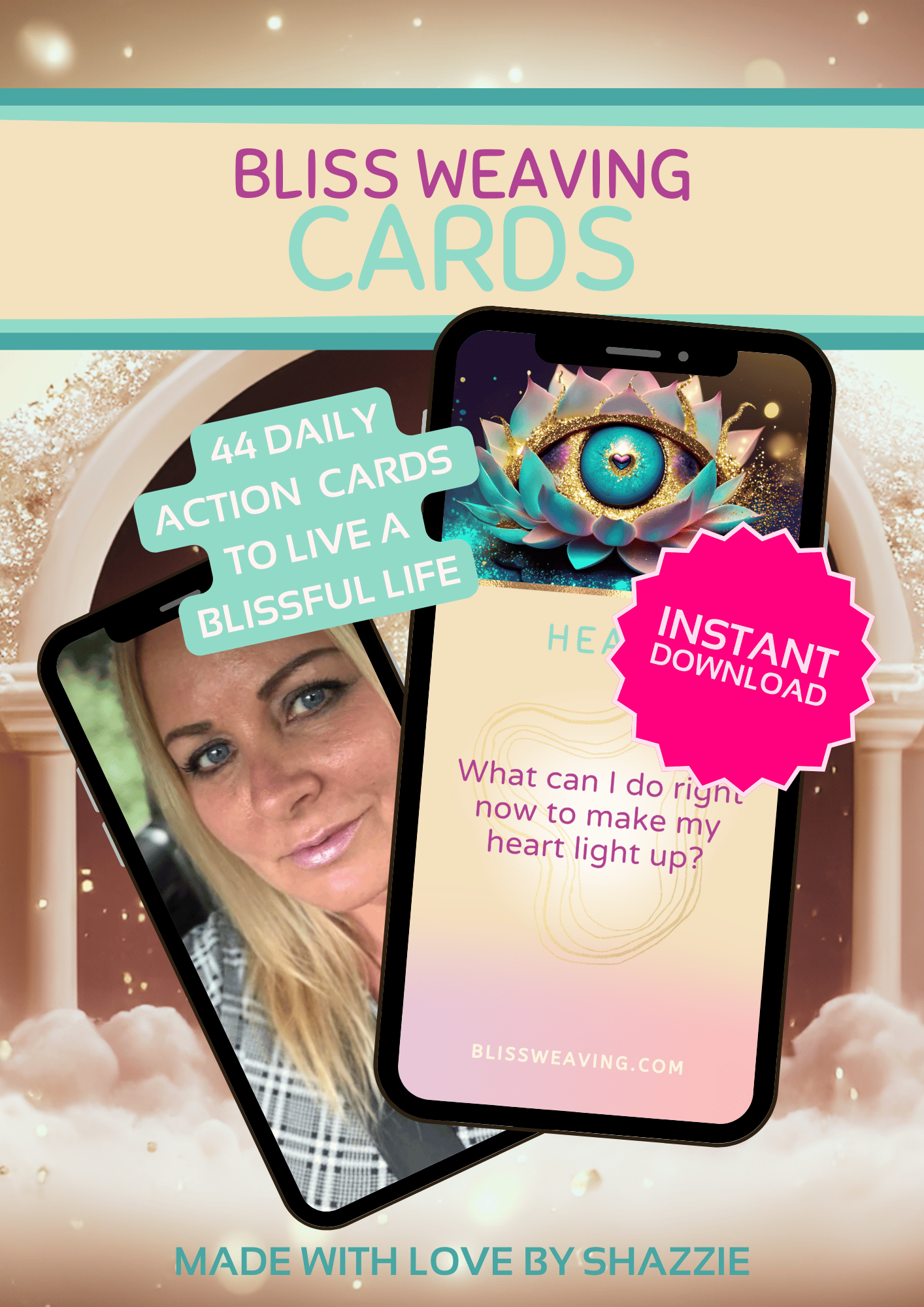 Bliss Weaving Daily Cards (44) Select three cards a day. Let the titles ...