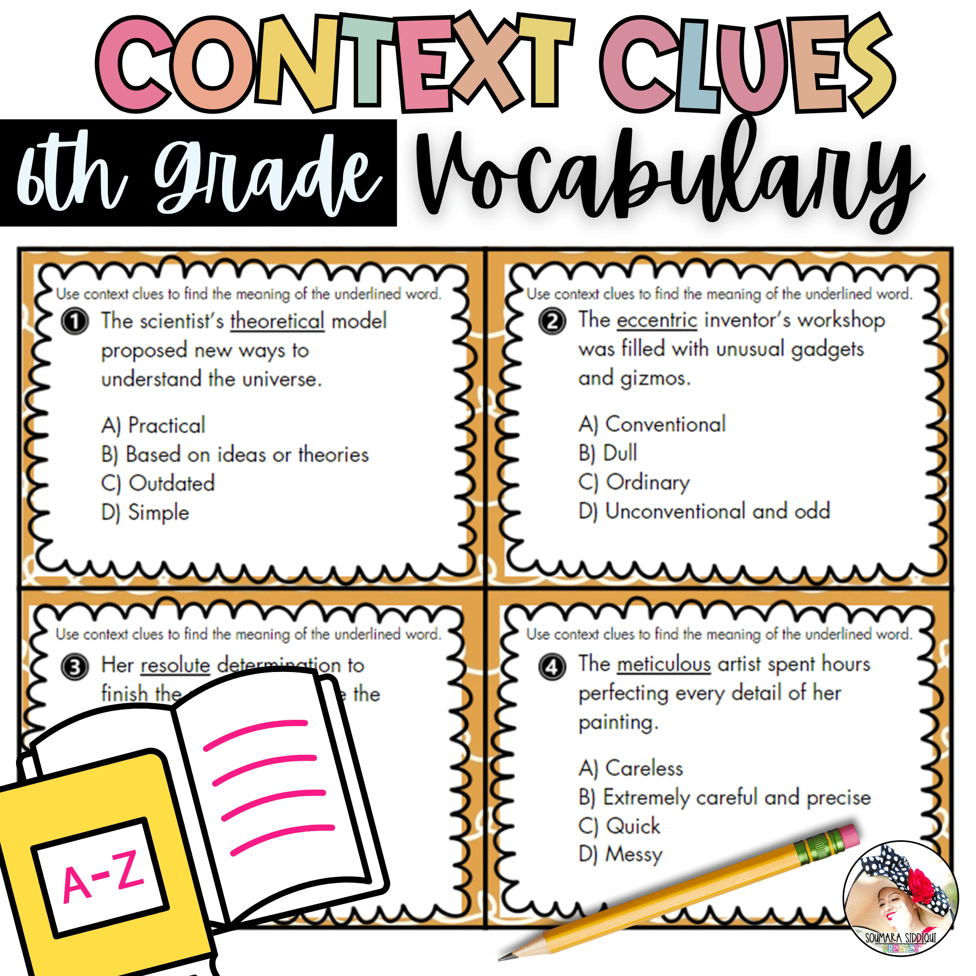 6th Grade Context Clues Vocabulary Building - Payhip