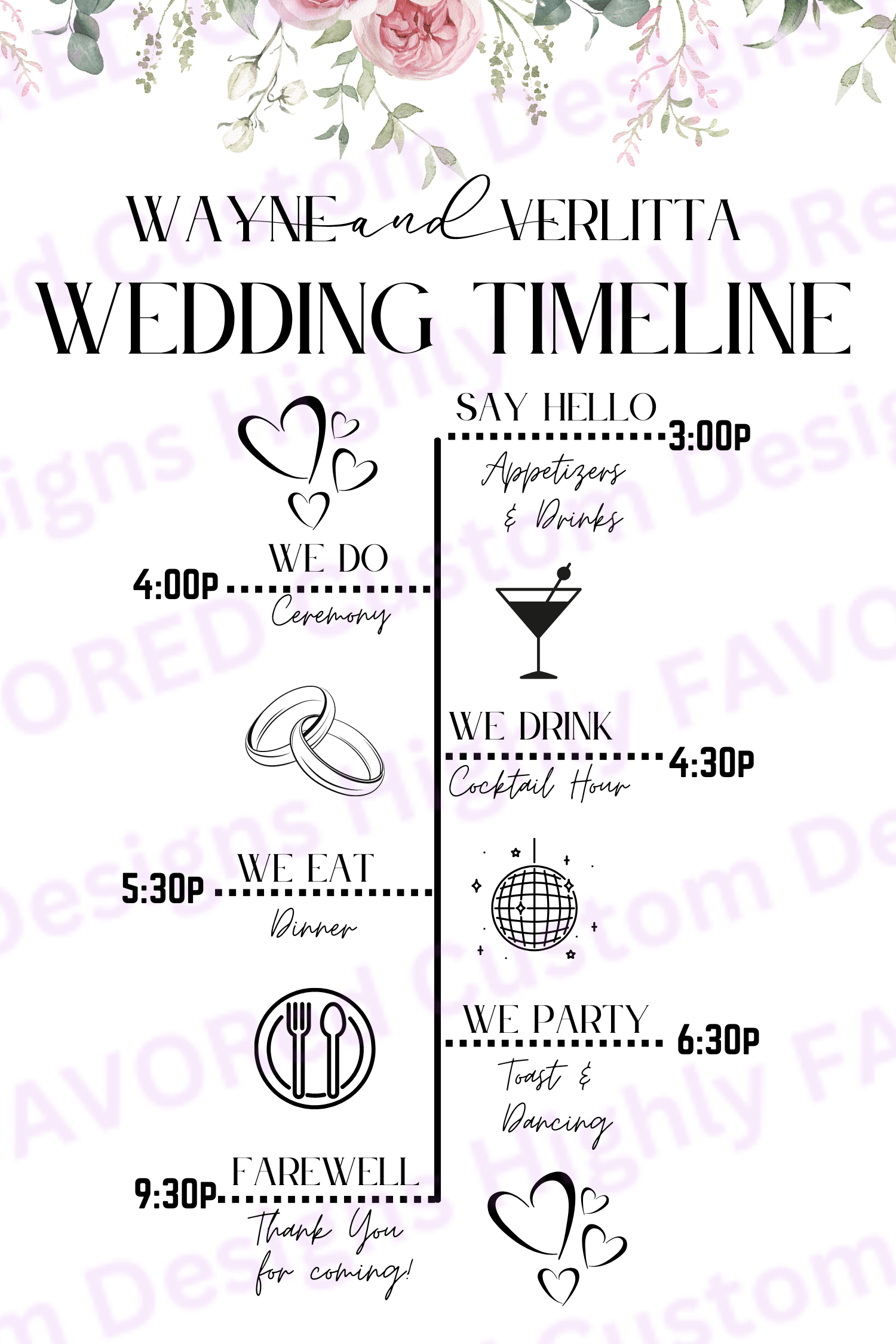 Wedding Program Template - Payhip