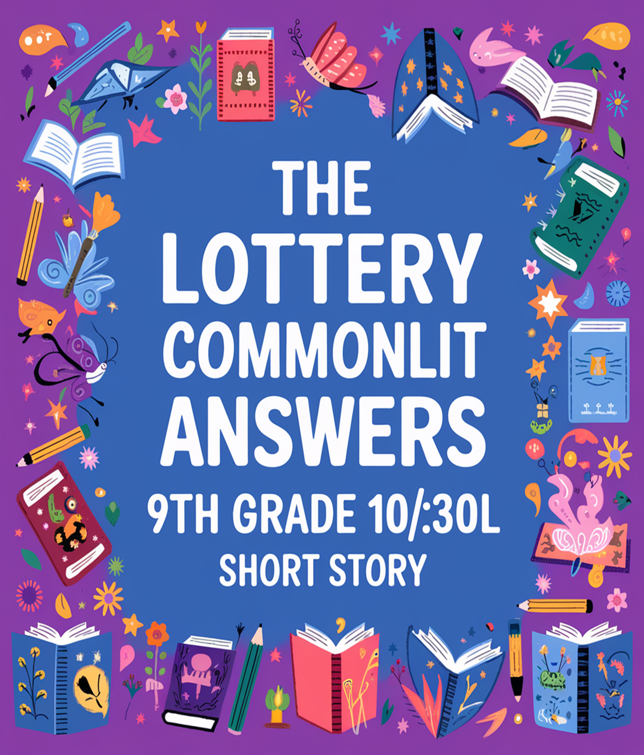 The Lottery Commonlit Assessment Answers 9th Grade 1030L Short Story ...