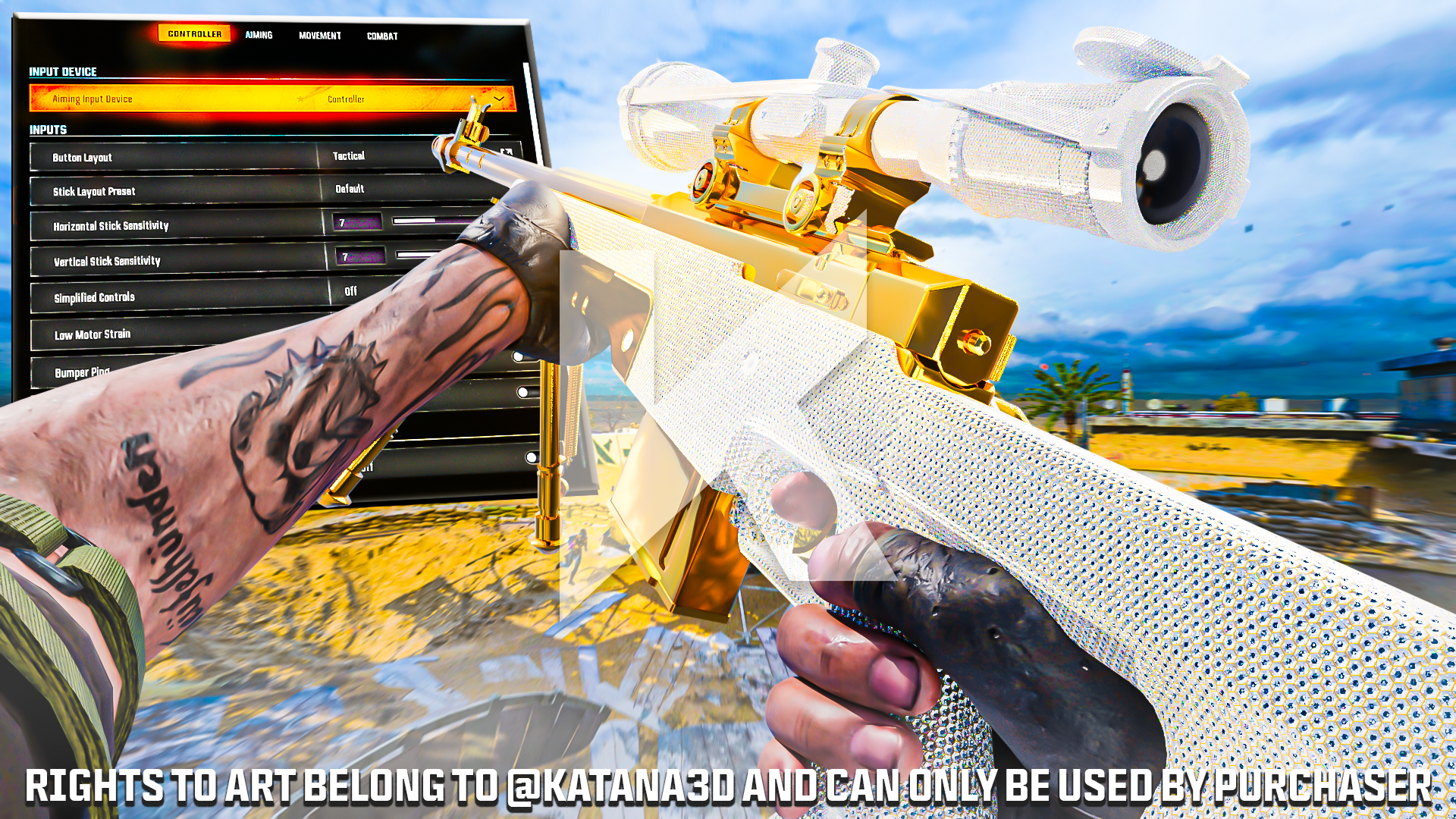 COD/BO6 Thumbnail - Diamond Sniper (Settings NO Settings) - Payhip