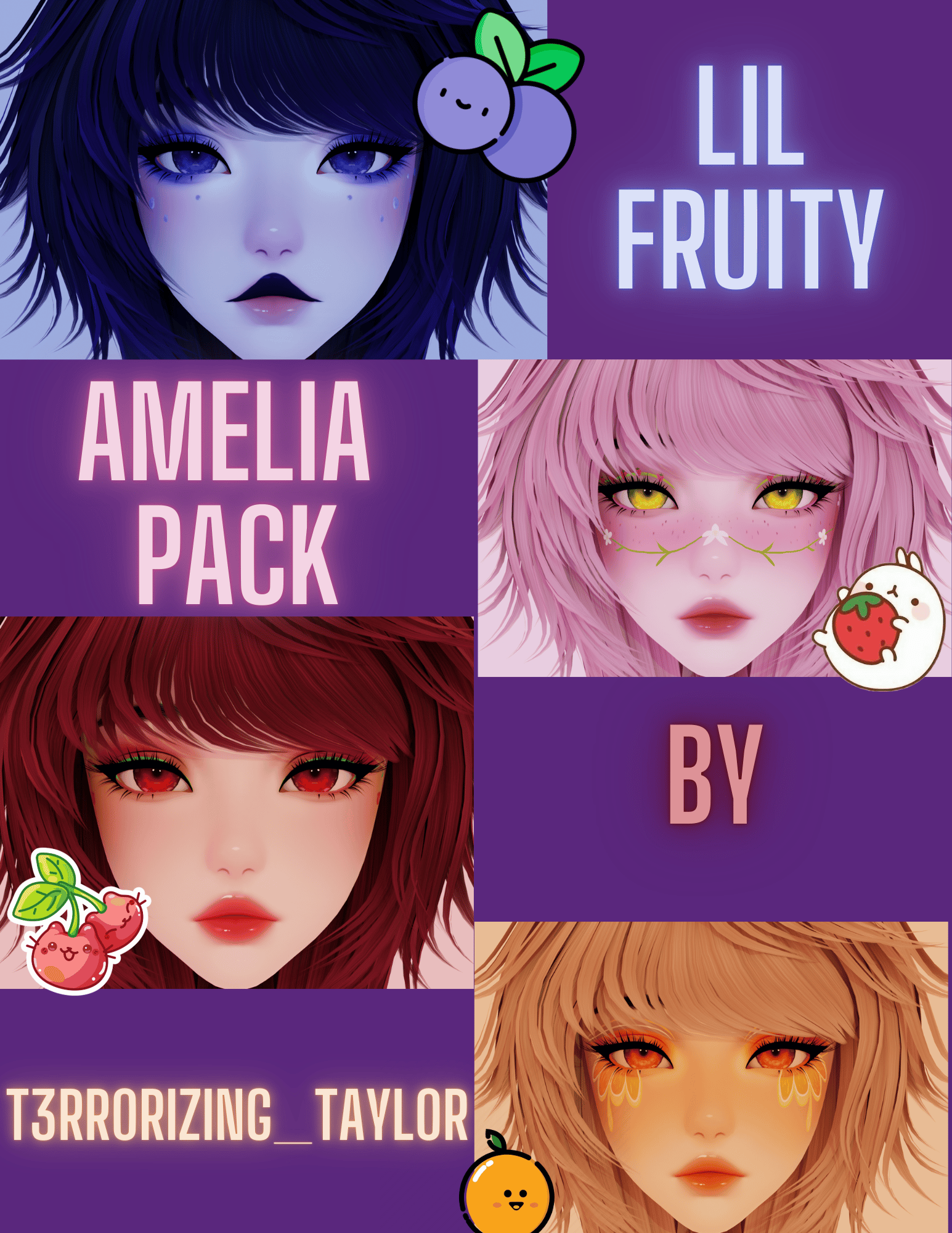 ~ Lil Fruity Amelia Textures By T3rr0rTayl0r ~ - Payhip