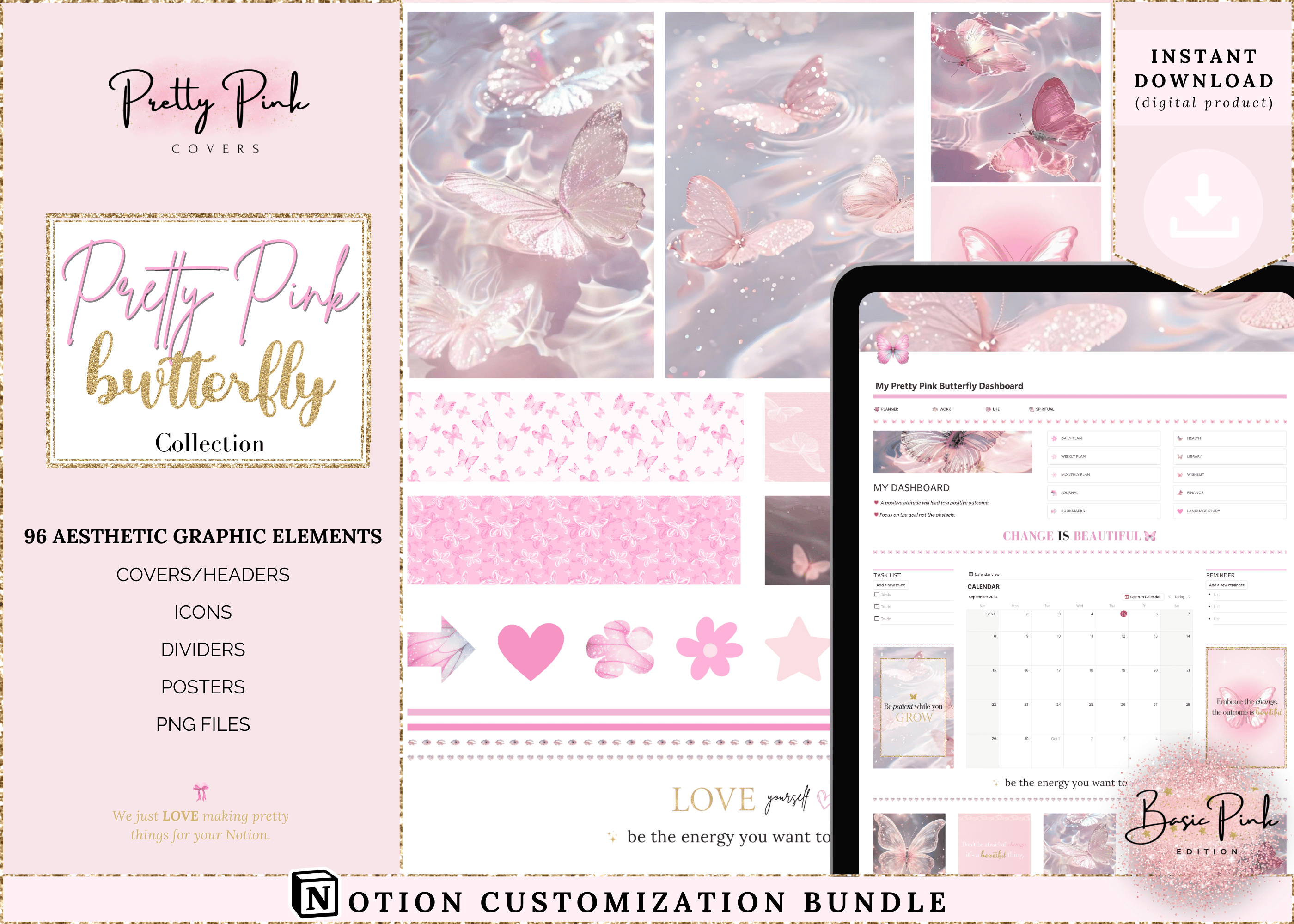 Pretty Pink Covers