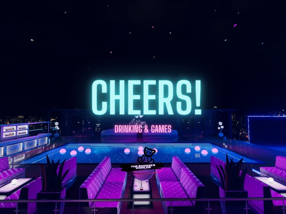 'Cheers! Drinking & Games' VRCHAT World (PC ONLY) (VCC) - Payhip