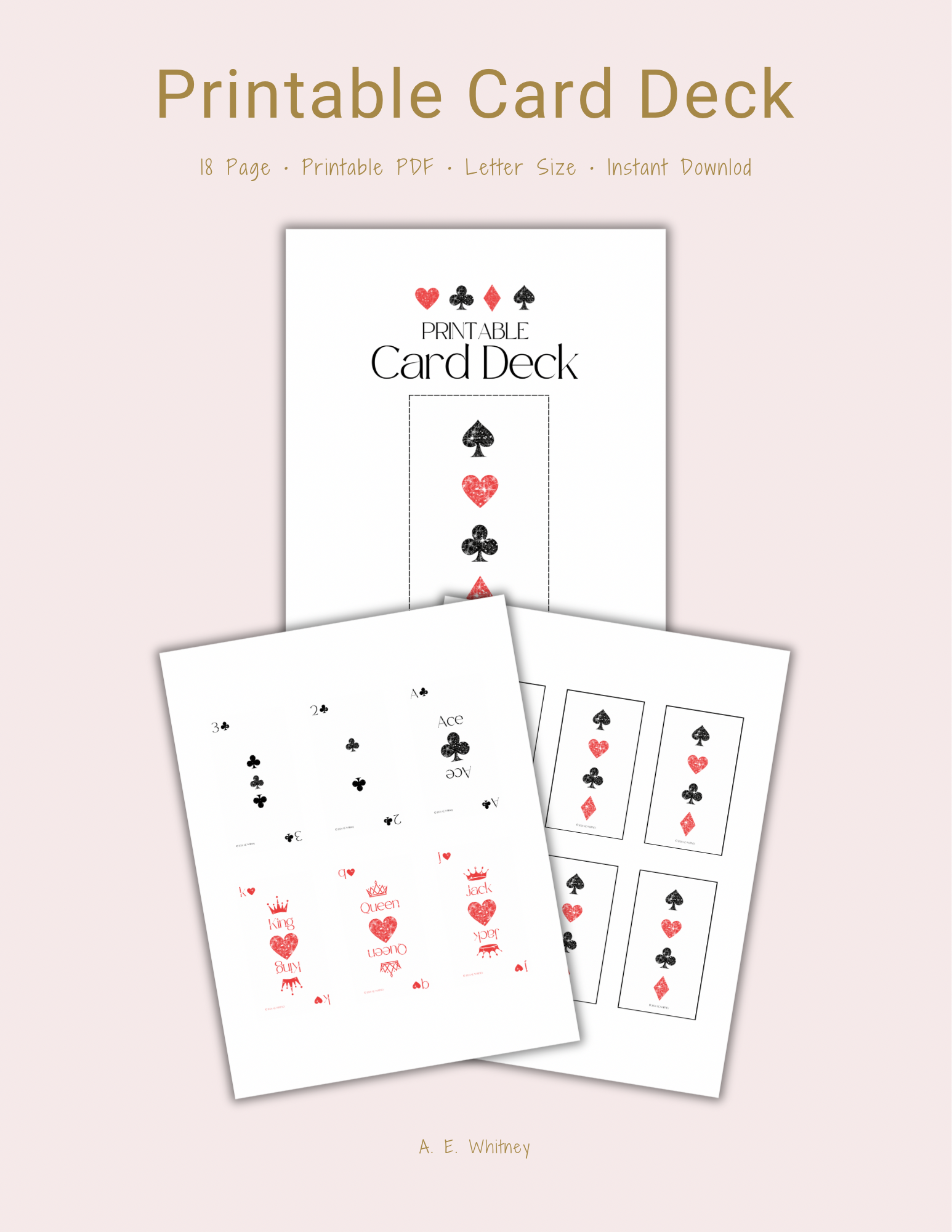 Printable Playing Card Deck - Payhip