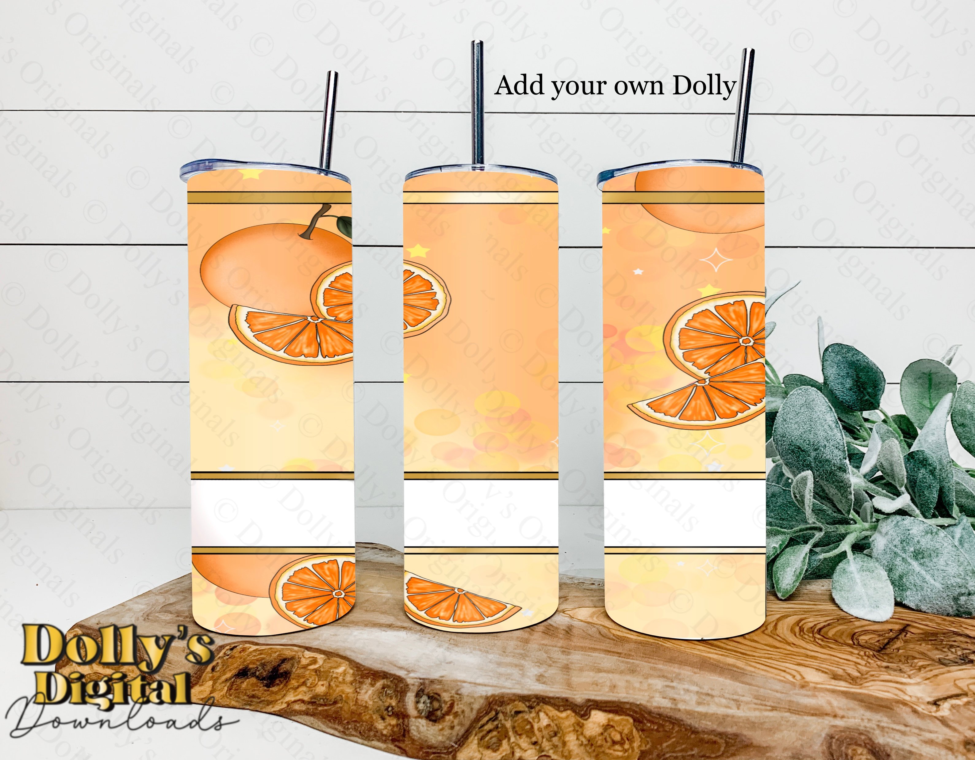 Orange Juice Box Tumbler Wrap - Payhip