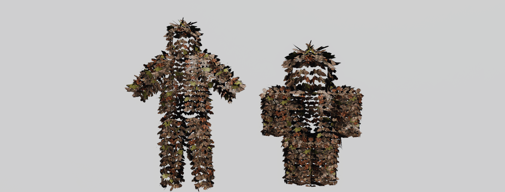 Autumn camouflage coat
