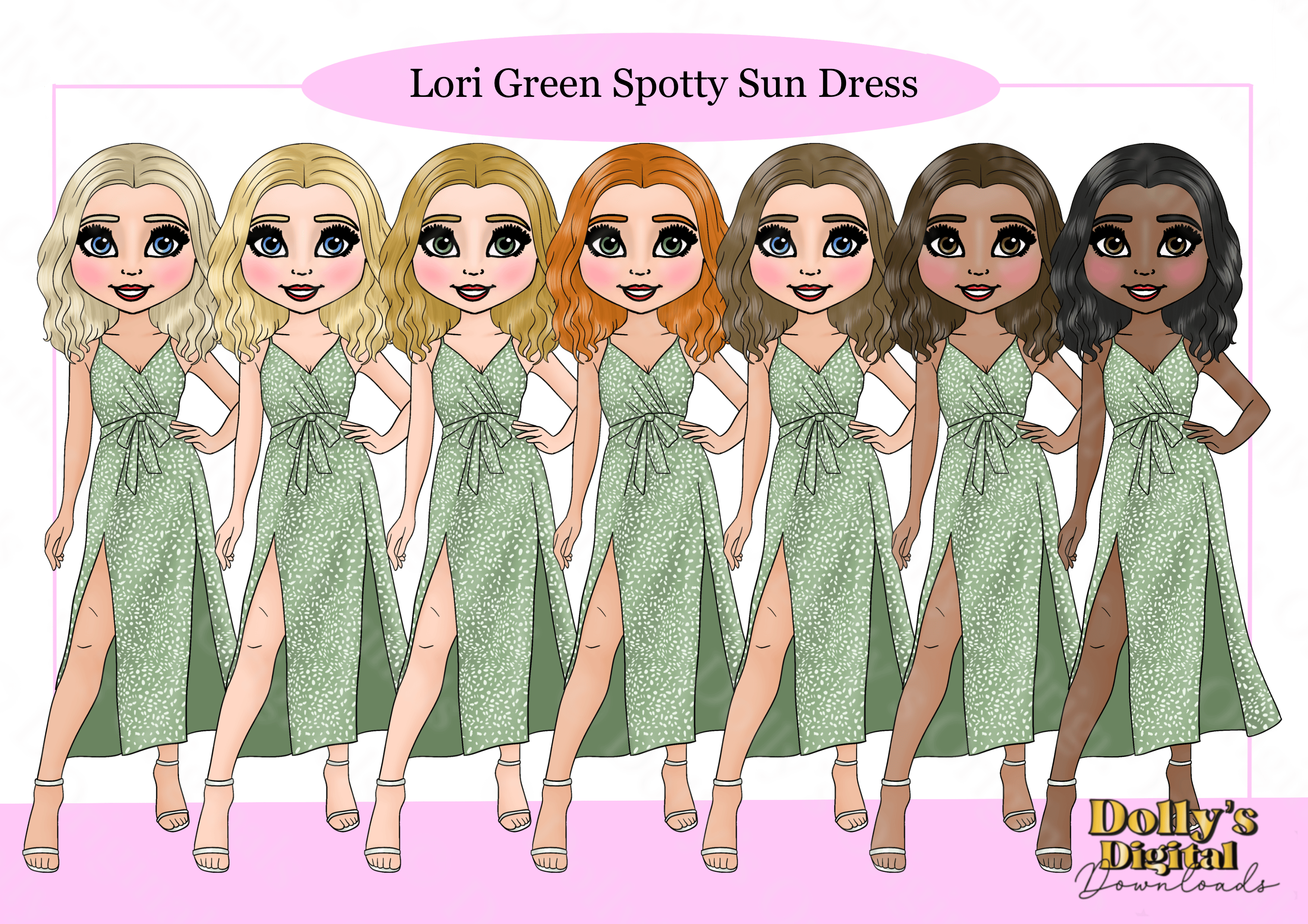 Lori Green Spotty Sun Dress - Payhip