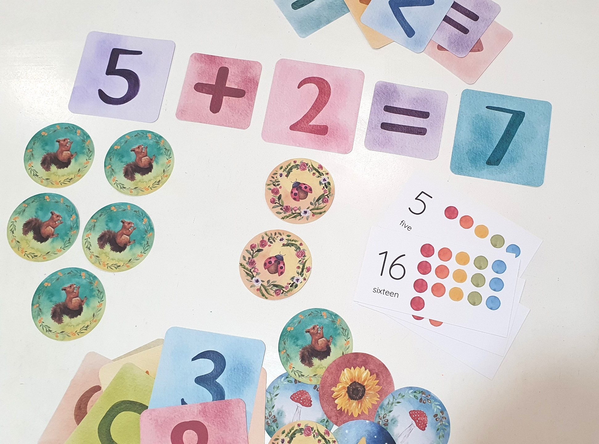 20 Bee Count and Clip Cards - Payhip