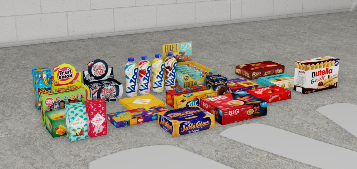 Ro-Store Basic Food Asset Pack