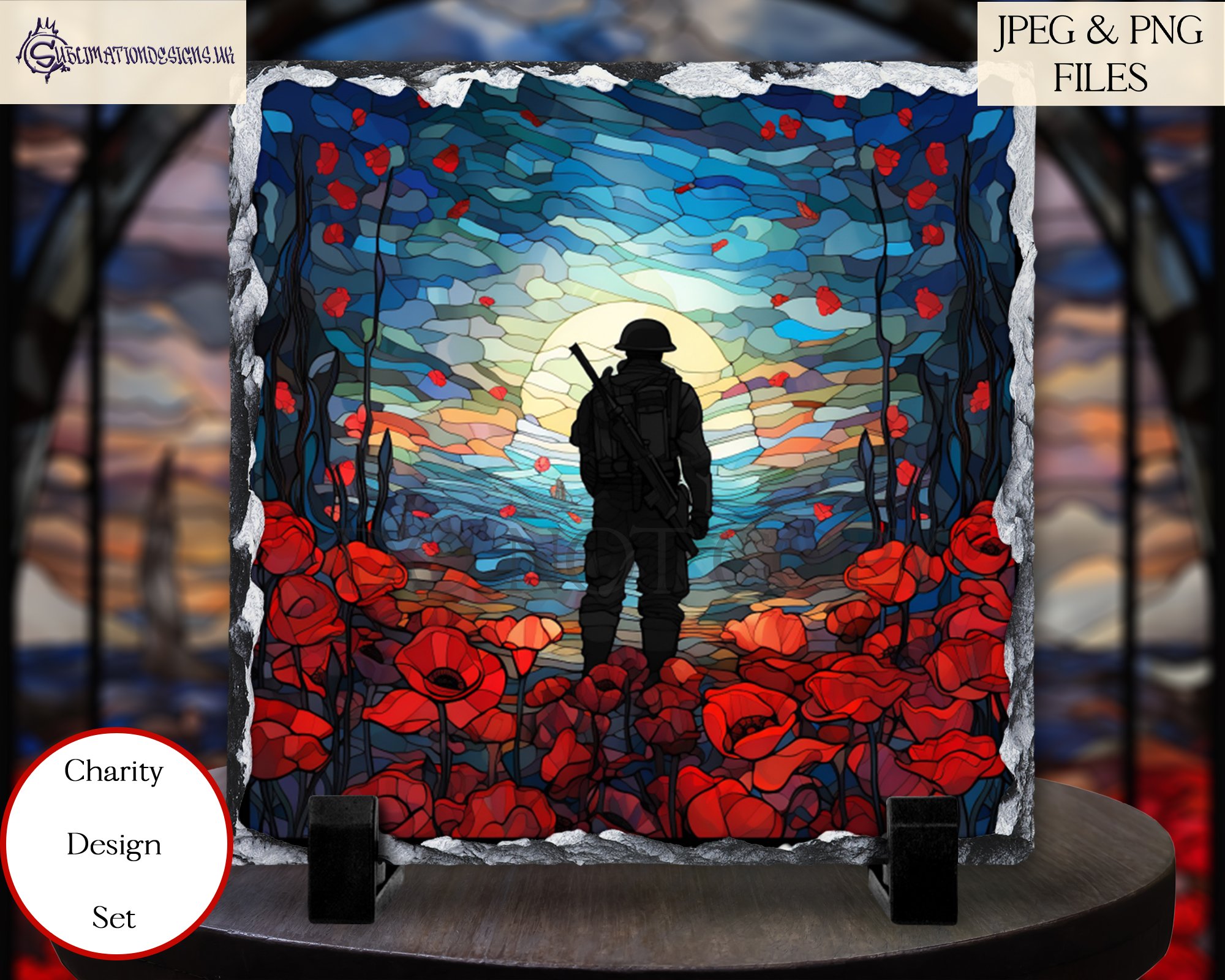 Remembrance Collection: Honouring Heroes with Stained Glass Tribute ...