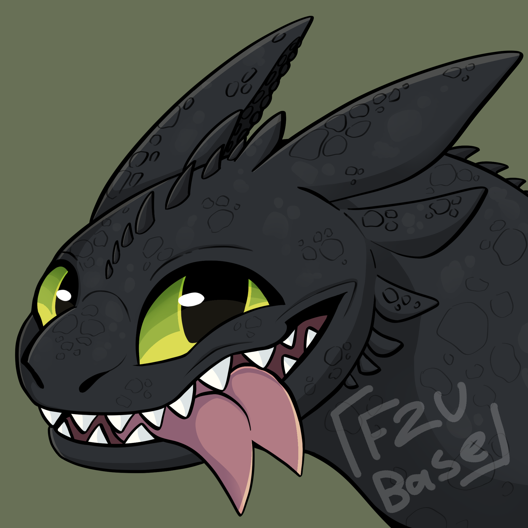 F2U NIGHT FURY ICON BASE - Payhip