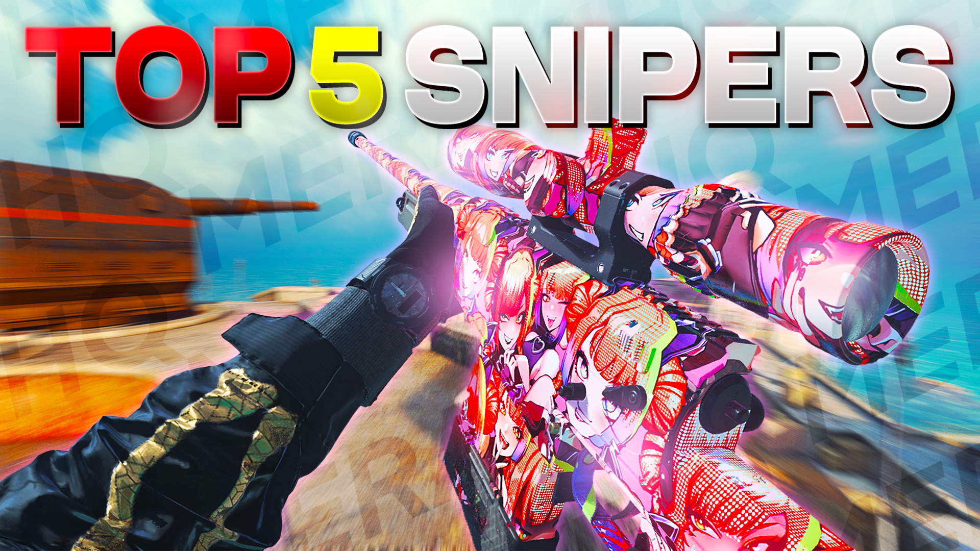 Top 5 Snipers Thumbnail - MW3/WZ - Payhip