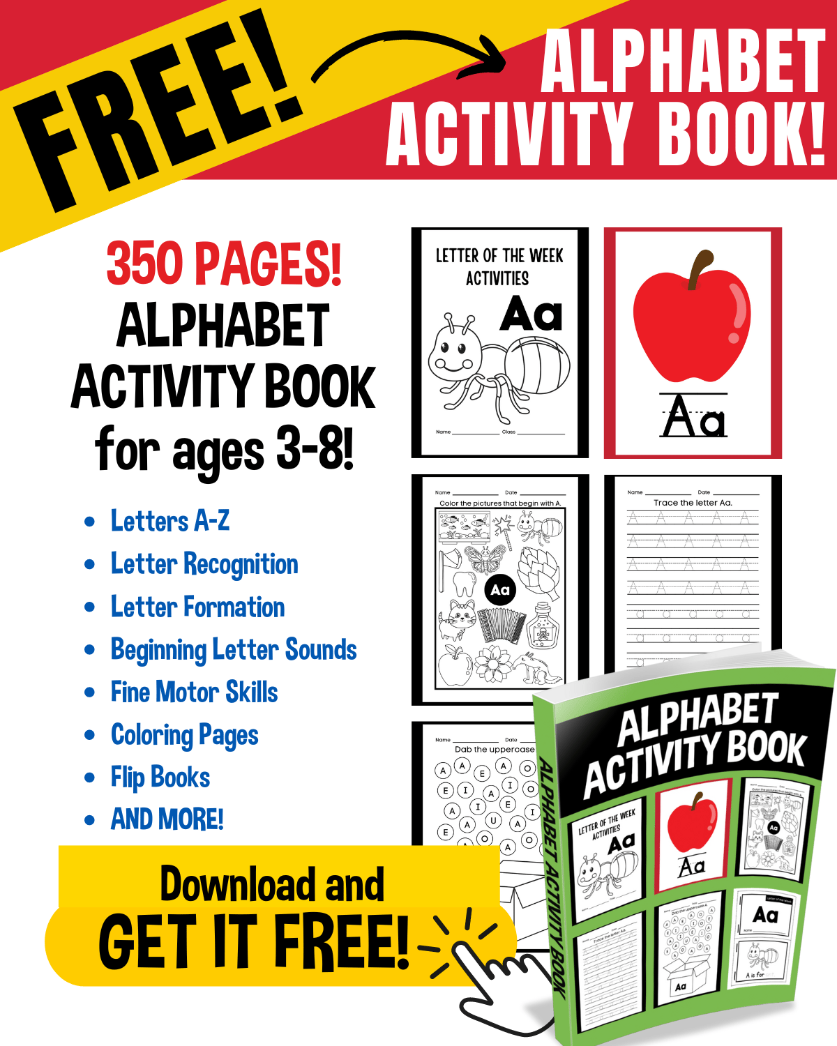 (350 page ) Alphabet Activity Book - Payhip
