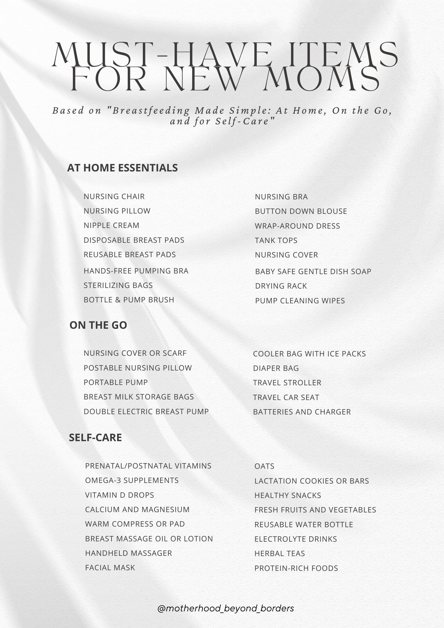 Must-Have Items for New Moms - Payhip