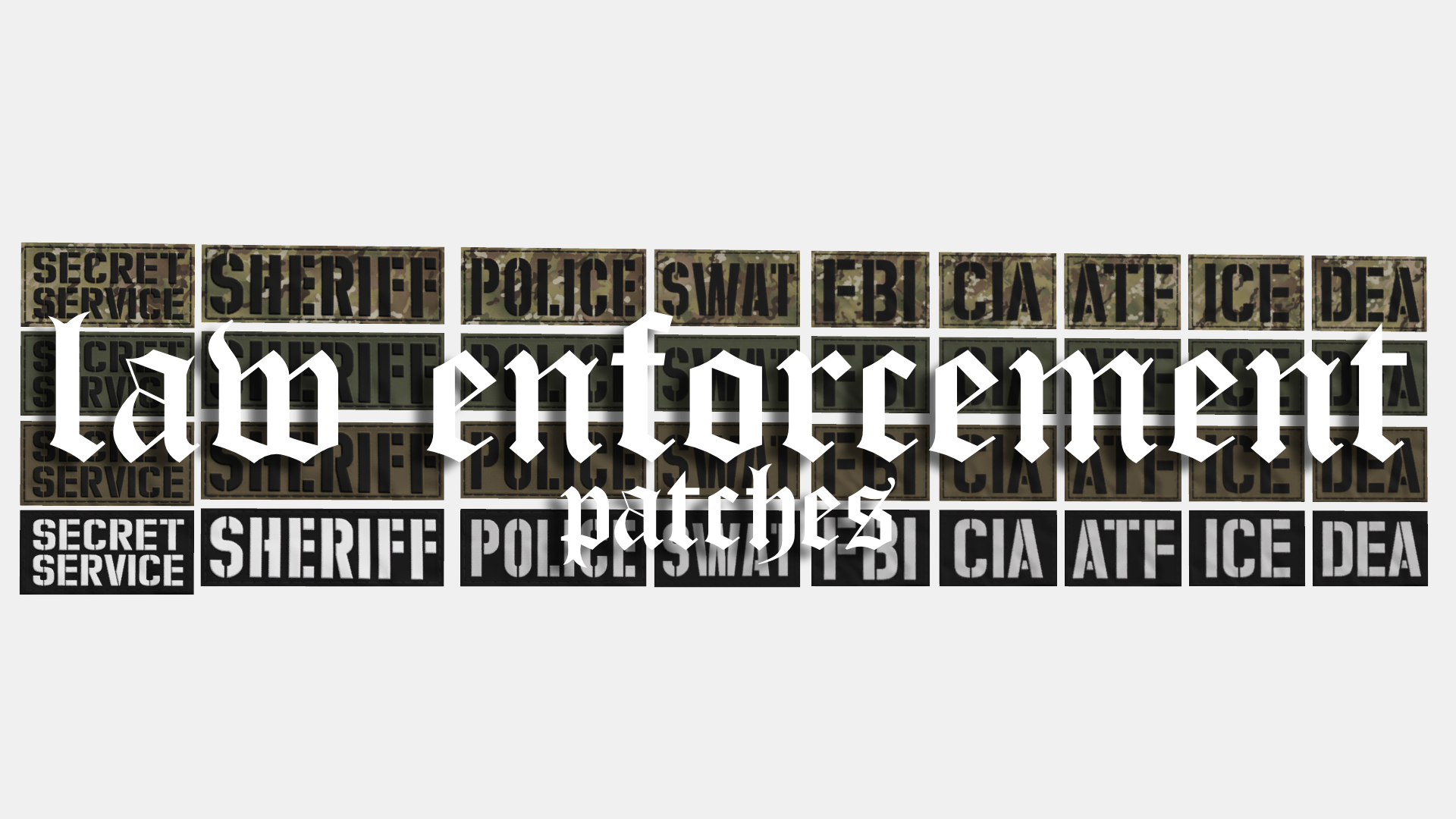 Law Enforcement Patch Pack - Payhip
