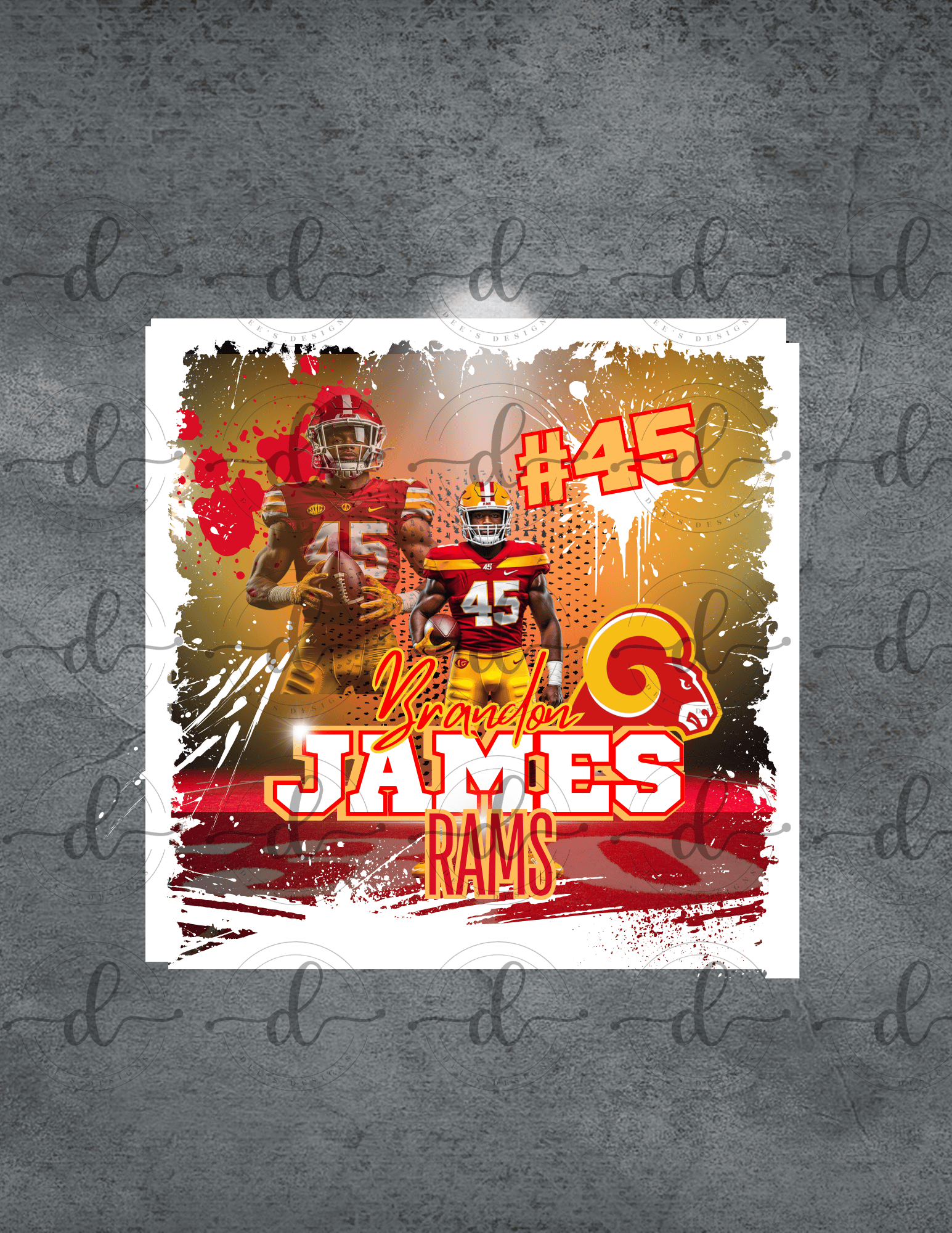 Rams Football Template - Payhip